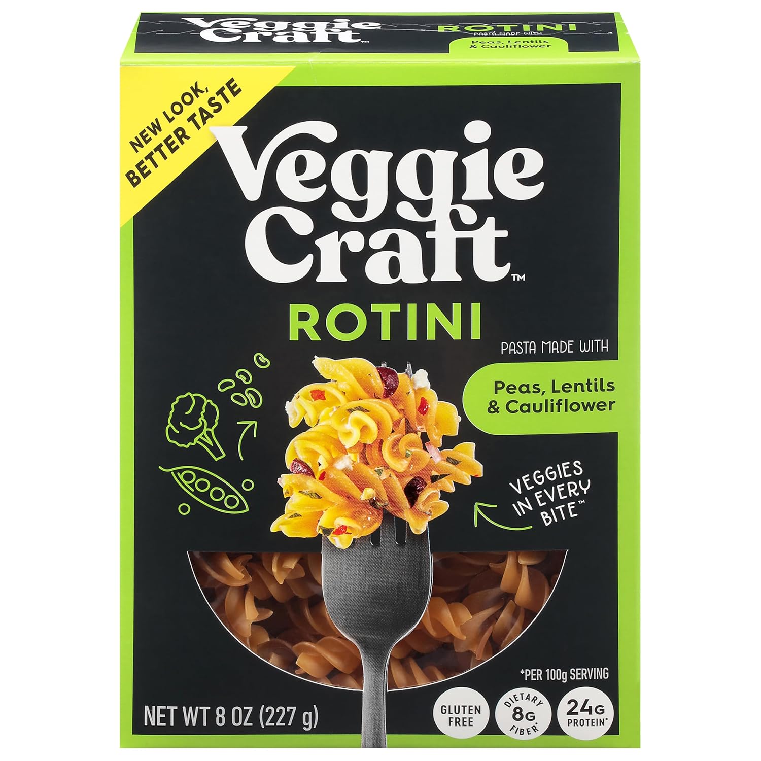 Amazon.com : Veggiecraft Farms Rotini Pasta - High Protein, Vegan ...