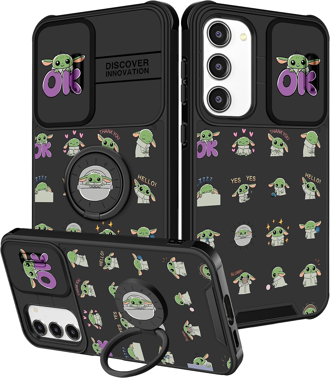 Amazon.com: oqpa for Samsung Galaxy S23 Plus Case Cute Cartoon for ...