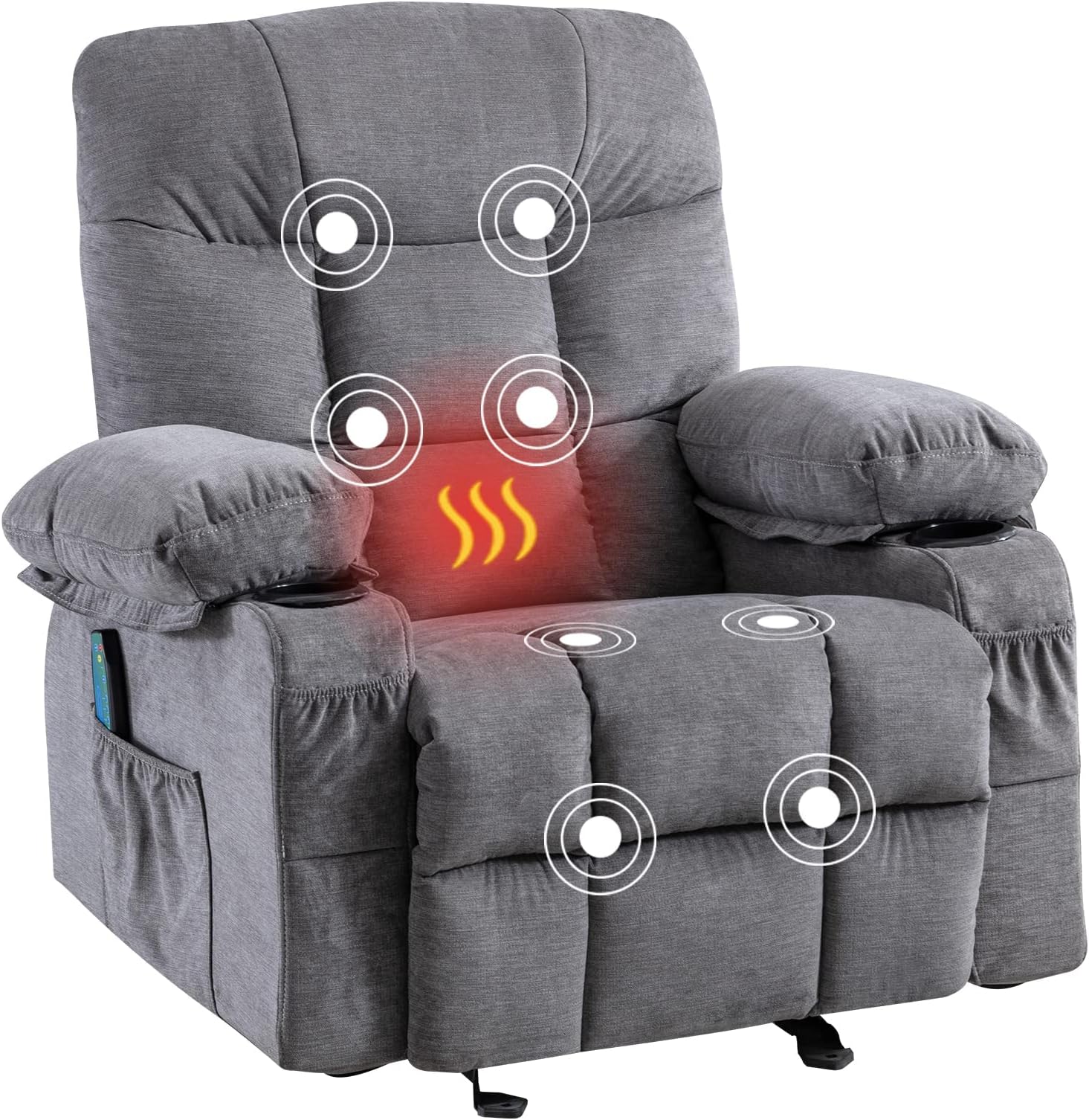 Verwunderlich Tv Sessel Mit Massage Und Wãrmefunktion Bild