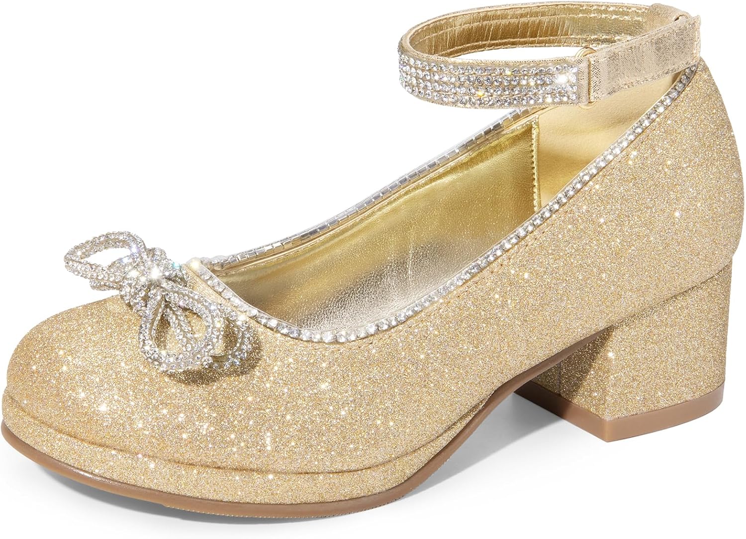 Brandclub - DREAM PAIRS Girls Dress Shoes Platform Chunky Heel Ankle ...