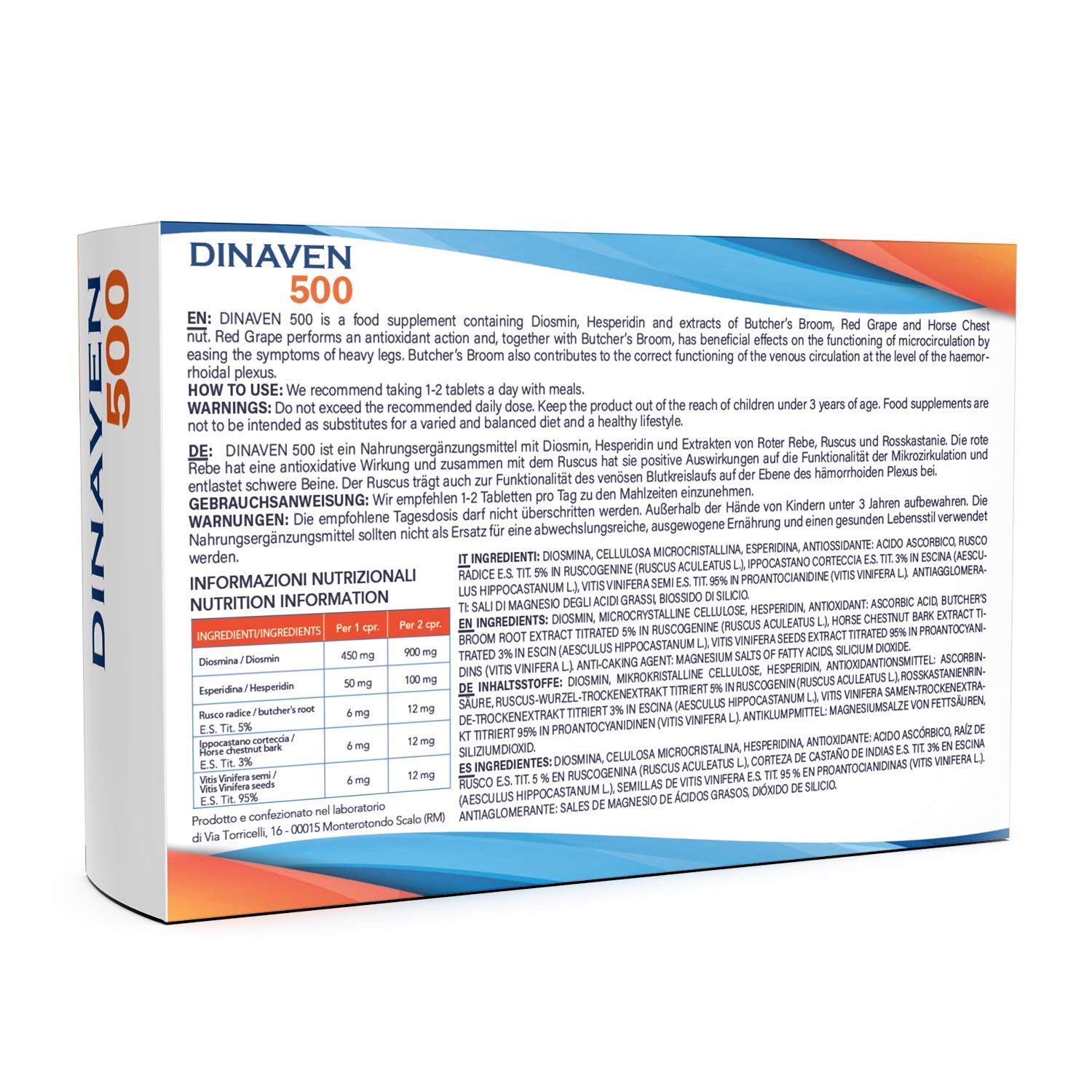 Buy Diosmin Blood Circulation Tablets Dulàc for Haemorrhoids Treatment ...