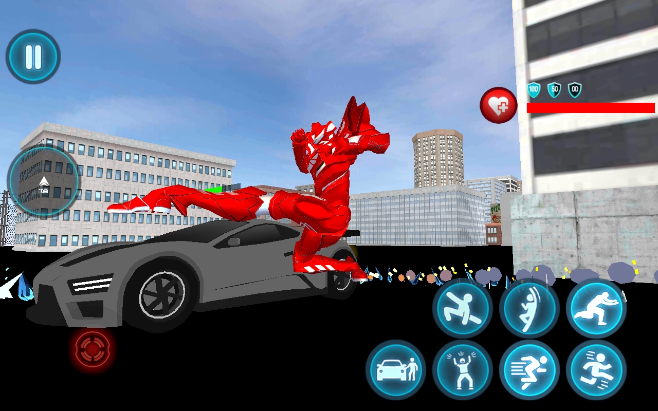 MegaBot Robot Car Transform Games 3D, Flying Robot Fighting Games, Free ...