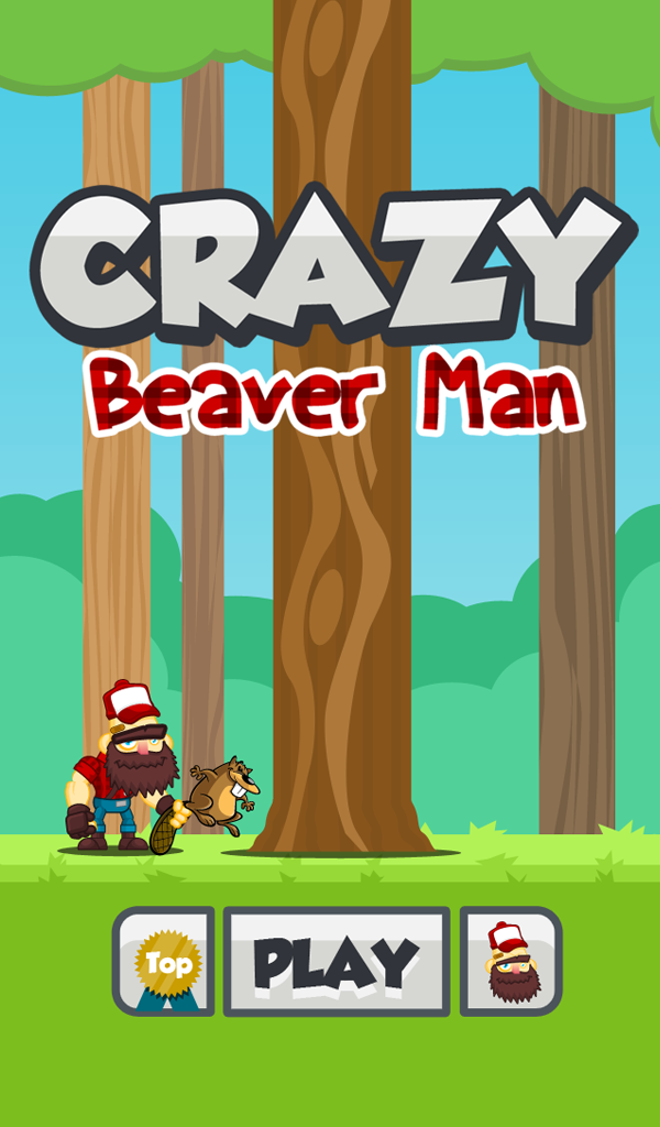Crazy Beaver Man - A Timberman Wood Chopping Game without Ads:Amazon ...