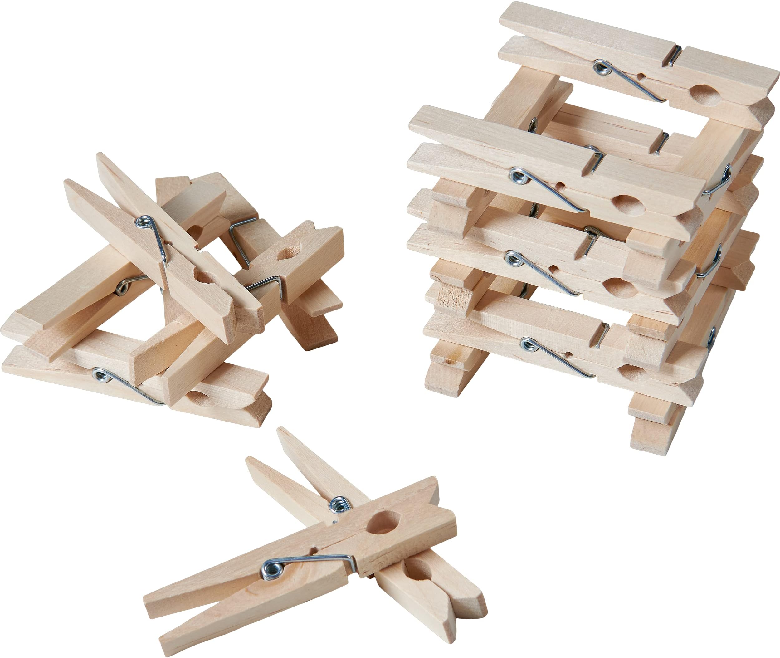 Amazon.com: Mr. Pen- Wooden Clothes Pins, Large Natural Wood, 50 Pack ...