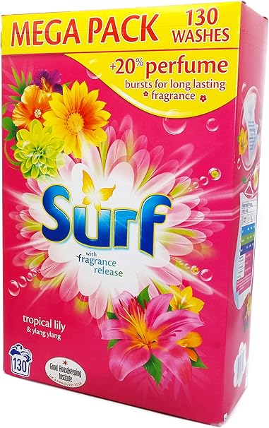 Surf Washing Powder Tropical & Ylang 130W (P) : Amazon.co.uk: Grocery