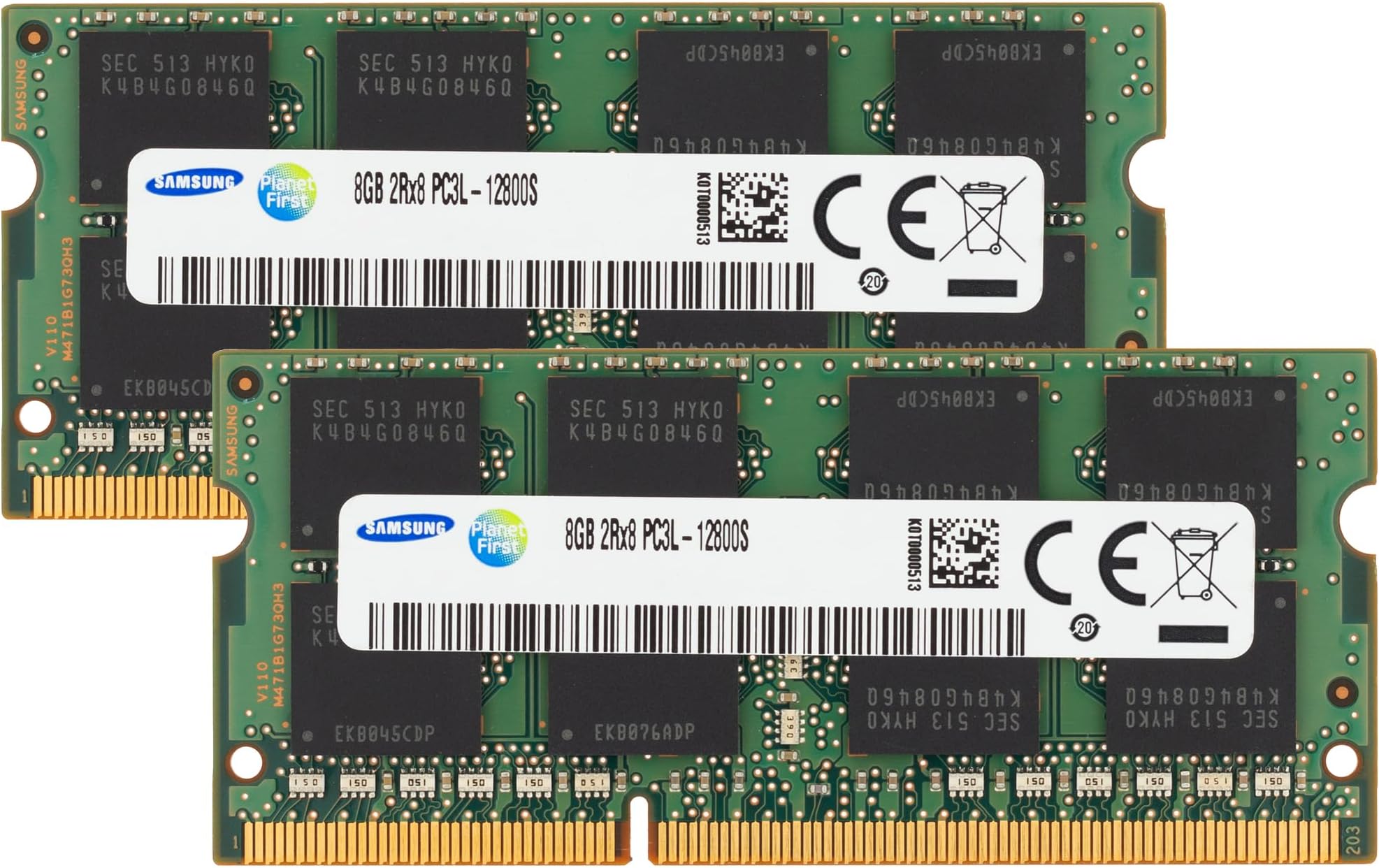 Samsung 16GB (2x8GB) DDR3/DDR3L 1600MHz PC3L-12800 (PC3-12800) CL11 ...