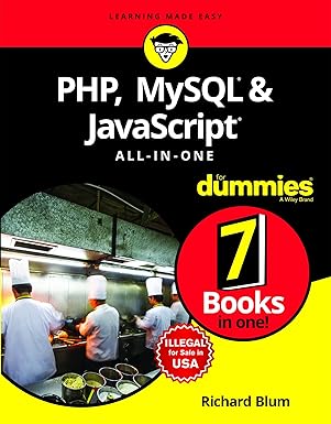 PHP, MySQL & JavaScript All-in-One for Dummies : Richard Blum: Amazon.in: Books