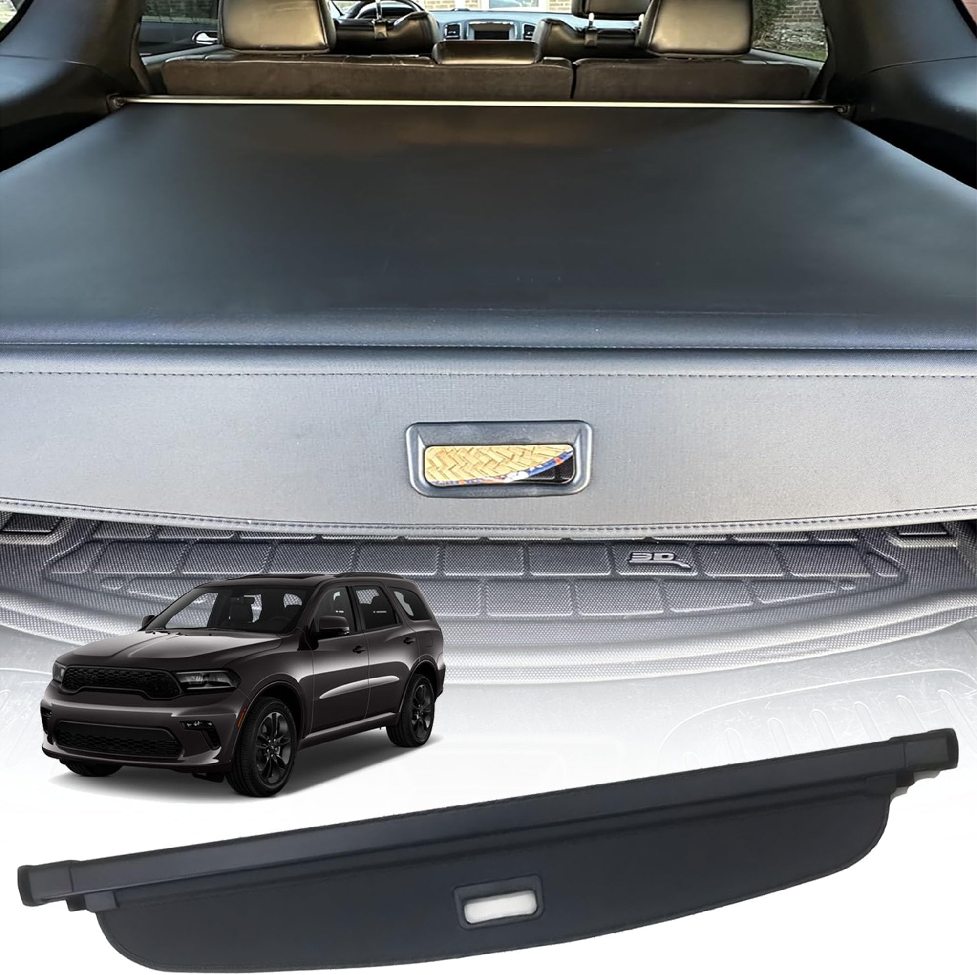 Amazon.com: Second Row Installation Cargo Cover Compatible with Dodge ...