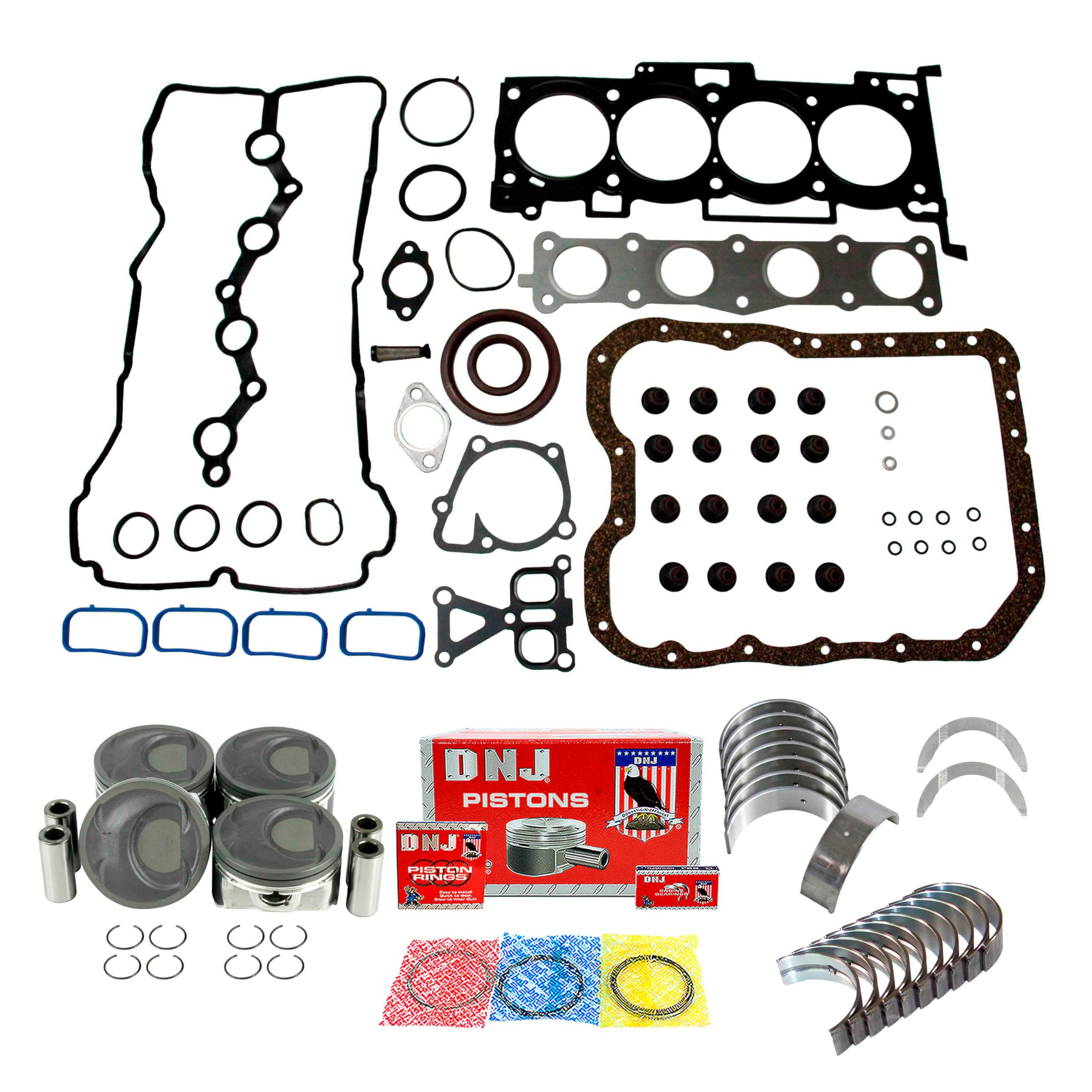 Amazon.com: DNJ EK199A Engine Rebuild Kit for 2011-2016 Hyundai, Kia ...