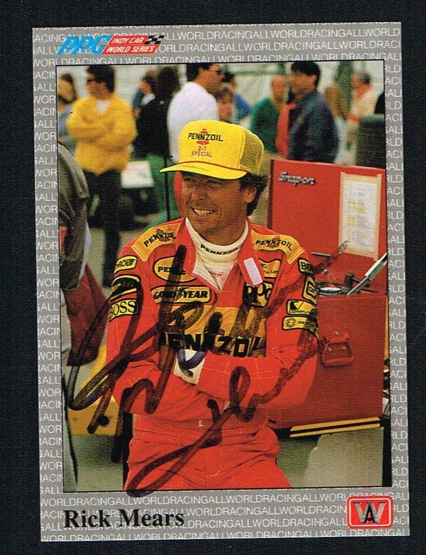 Rick Mears signed autograph auto 1991 PPG Indy Car Trading Card at ...