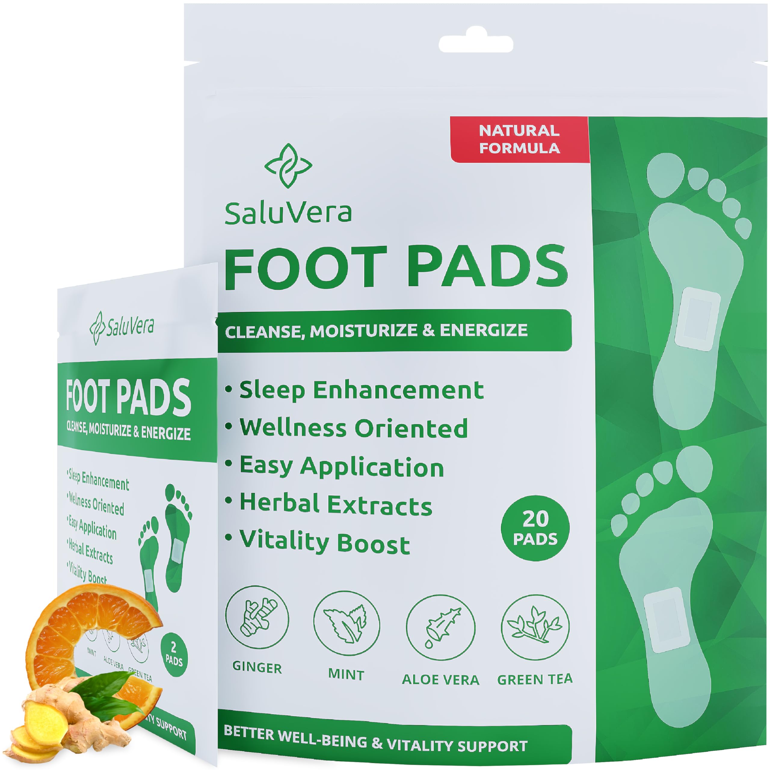 Amazon.com: SaluVera Foot Pads for Relaxation, Improved Sleep & Foot ...
