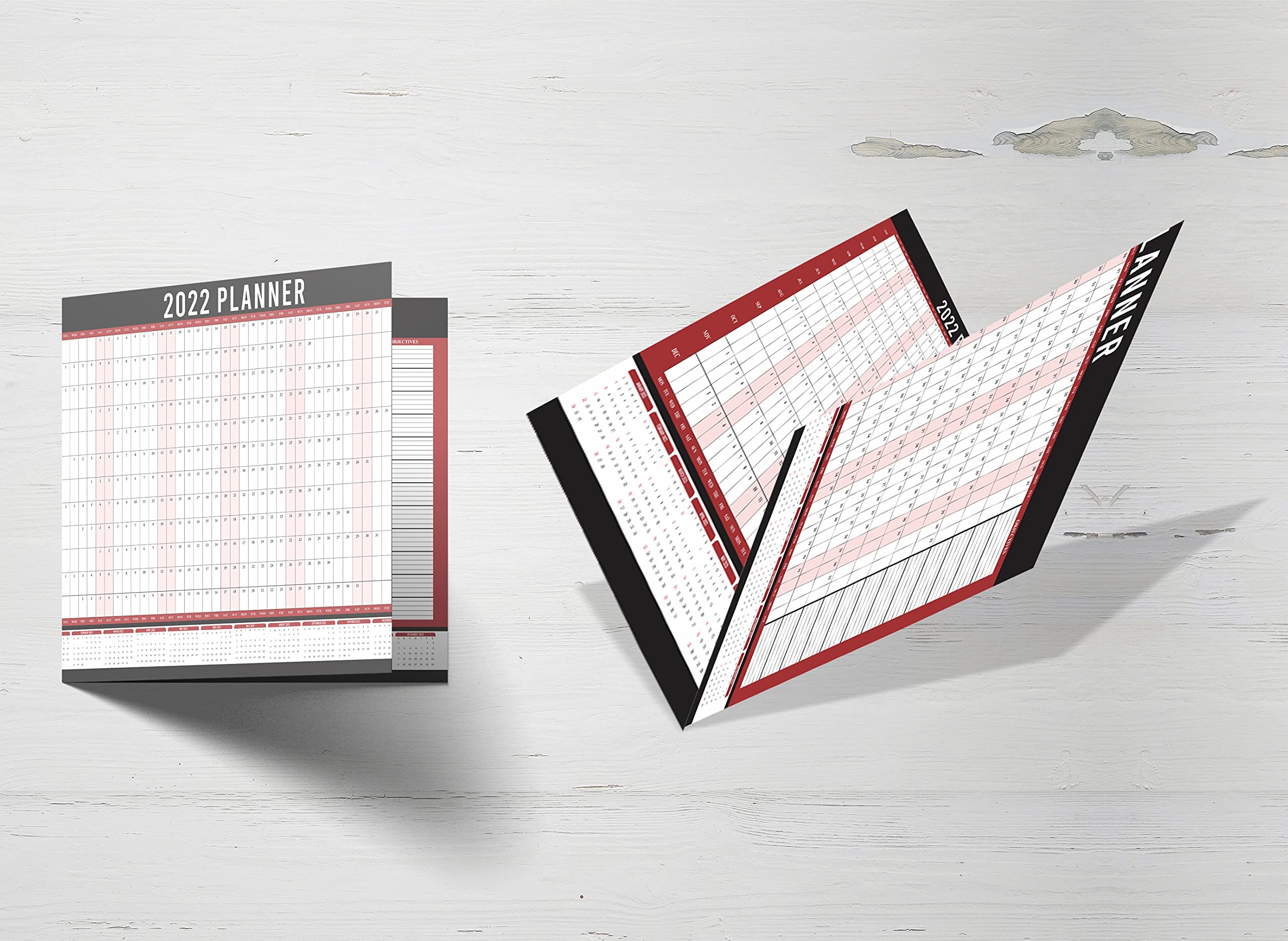 Buy 2022 Wall Planner A1 Size Year Calendar Organiser Runs Jan To Dec ...