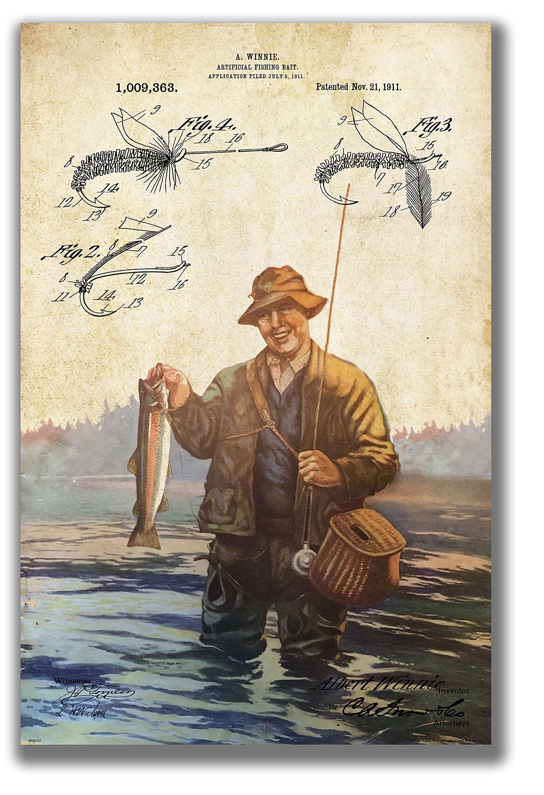 Vintage Fly Fishing Art Vintage Fly Fishing Wall Art & Décor | Zazzle