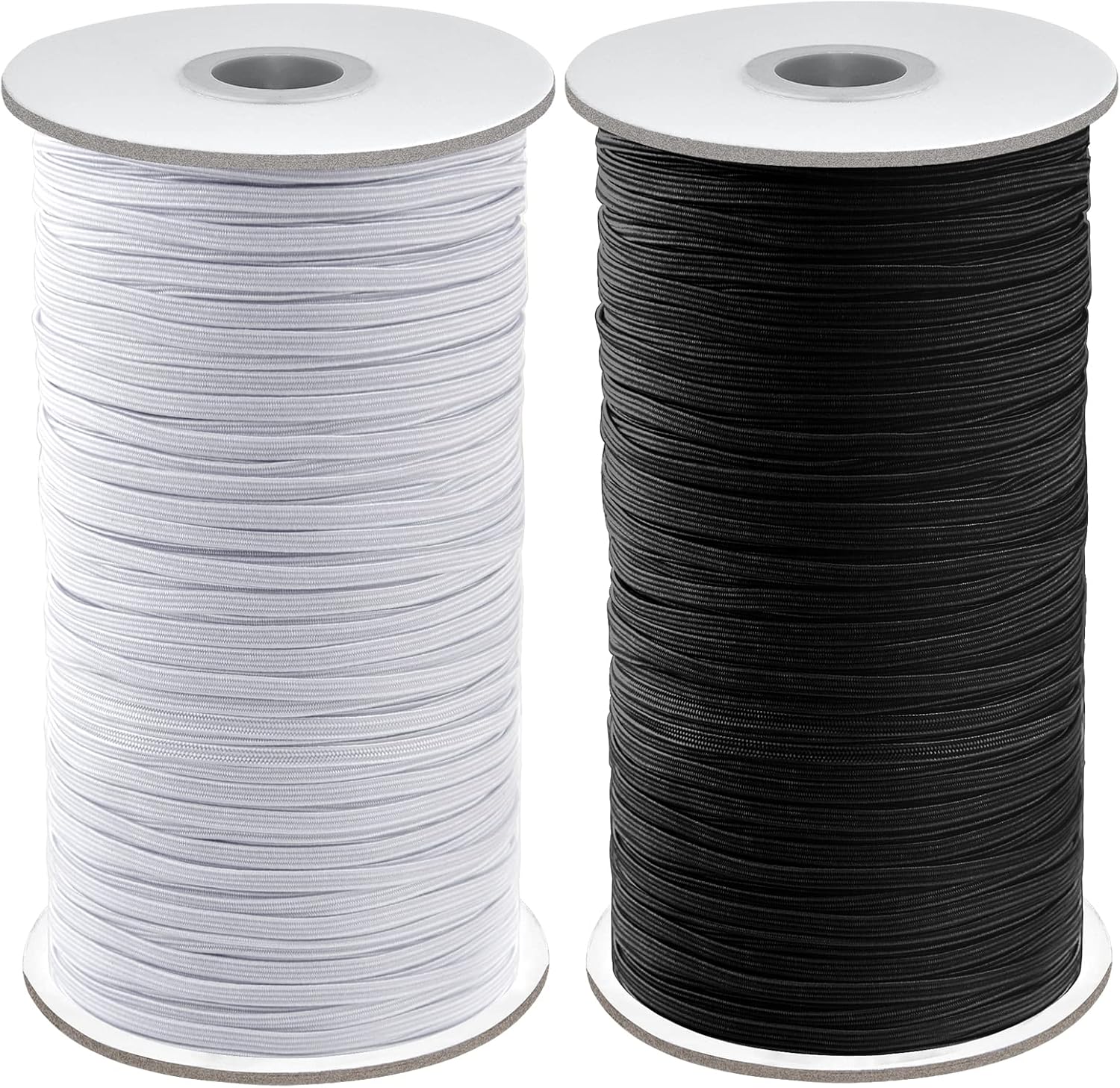 Amazon.com: Coopay 300 Yards Length 1/8" Width Elastic Bands Flat ...