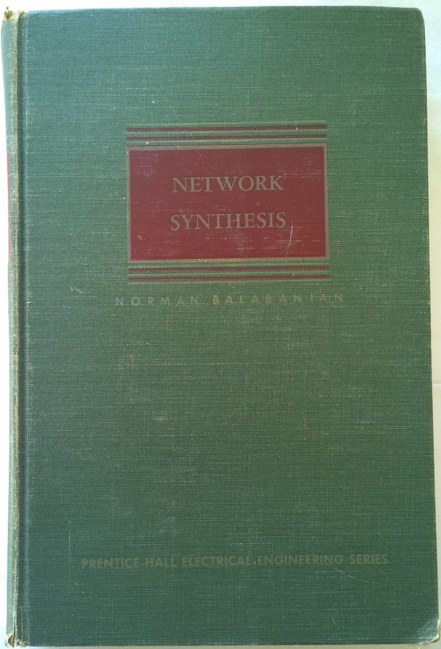 Network synthesis (Prentice-Hall electrical engineering series ...