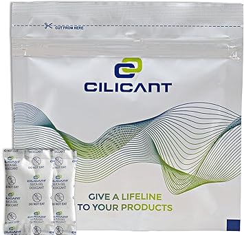CILICAnT 5 Gram (10 Pcs) Silica Gel White Packets Desiccant ...