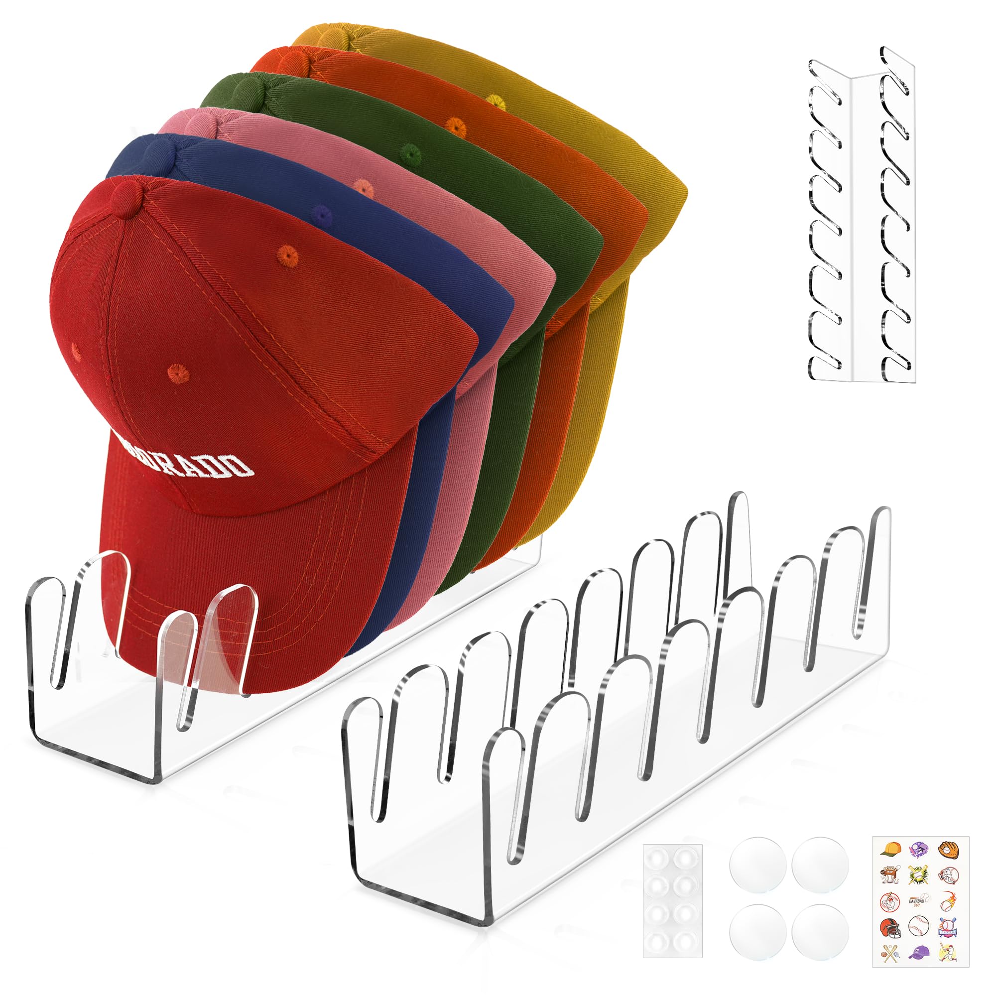 Amazon.com: Hat Organizer for Baseball Caps, Hat Storage for Baseball ...