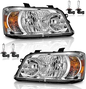 Amazon.com: WEELMOTO Headlights Assembly Compatible with 2004-2006 ...
