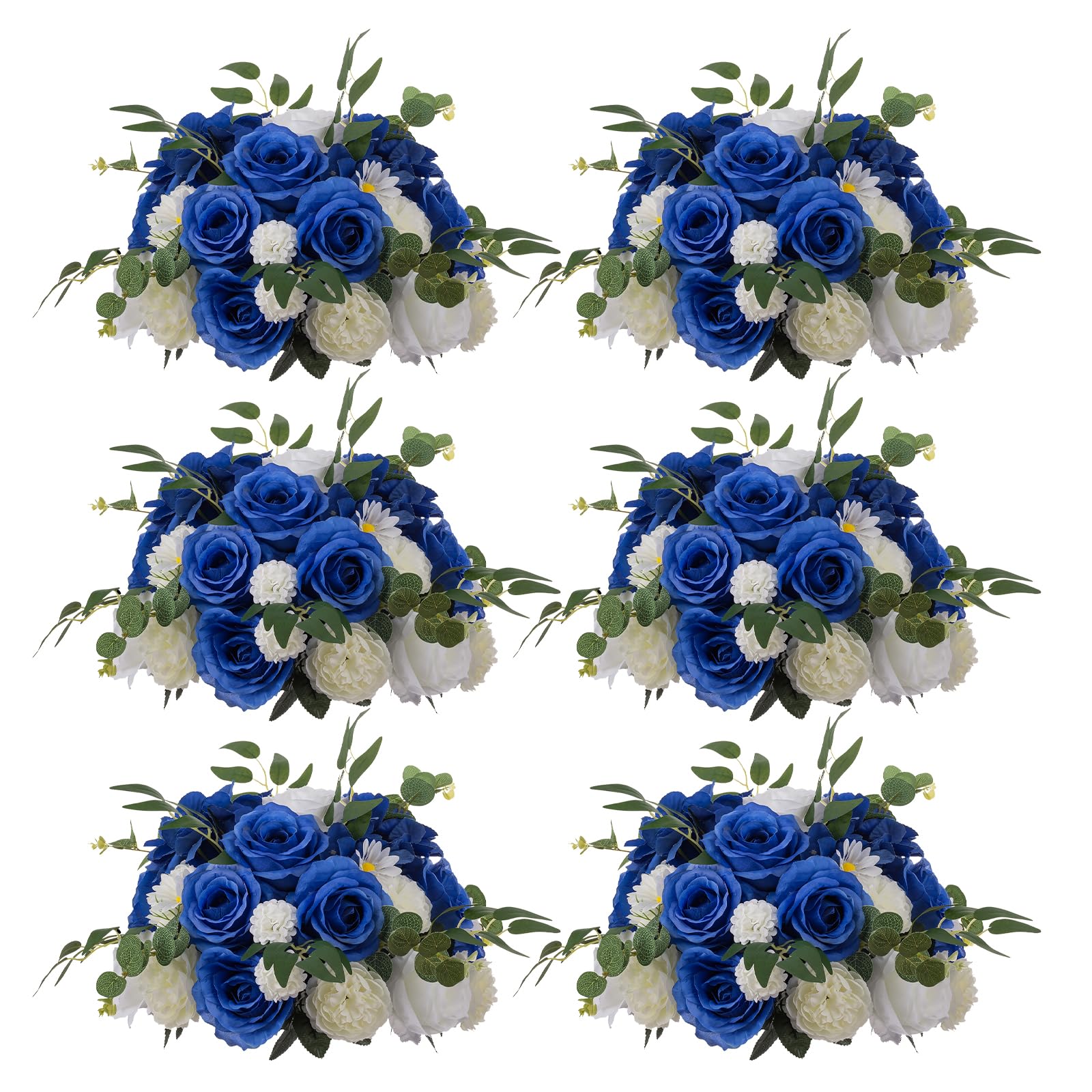 Centros De Mesa Con Flores De Color Azul Real 6 Elementos Que Pueden