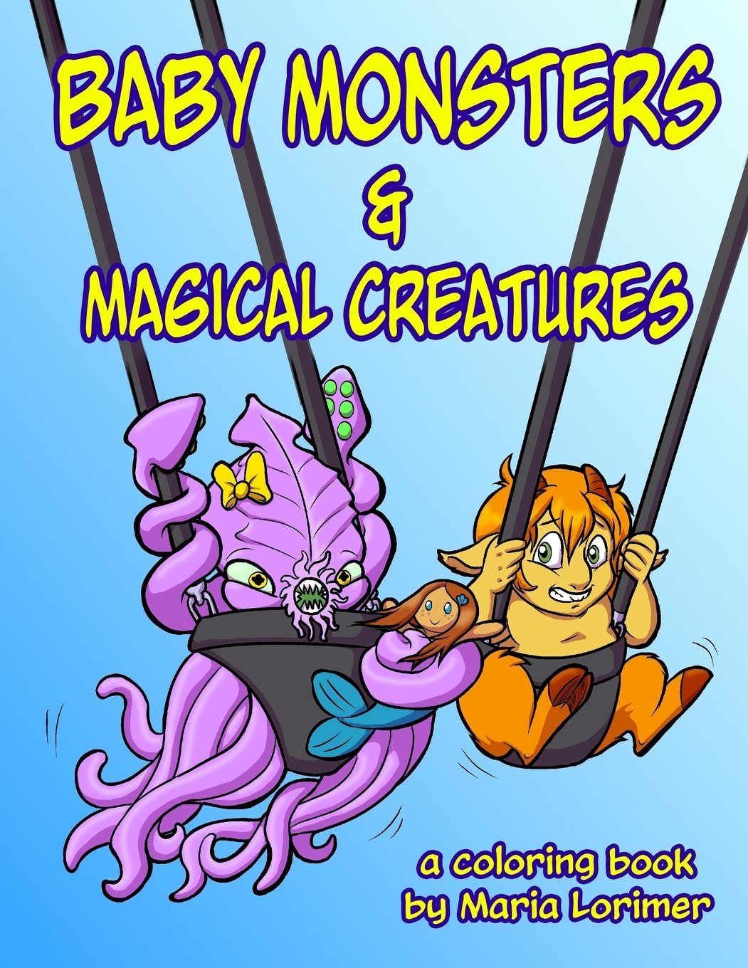 Amazon.com: Baby Monsters and Magical Creatures: A Coloring Book ...