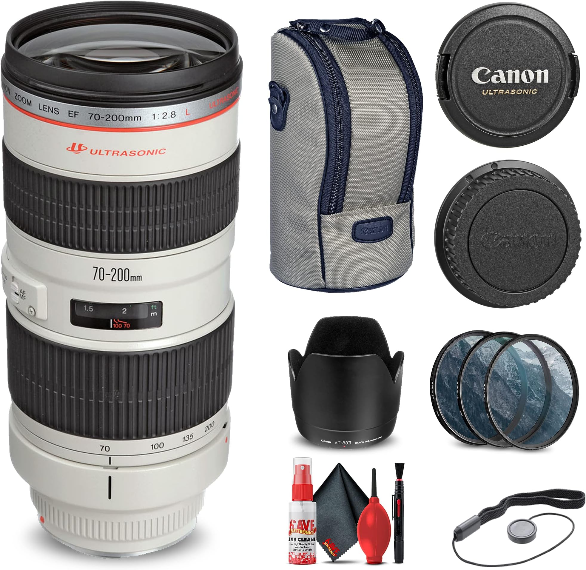 Amazon.com : Canon EF 70-200mm f/2.8L IS III USM Lens for Canon Digital ...