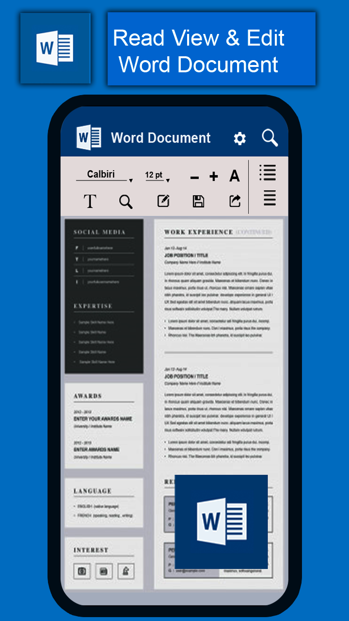 Document Reader - Office, Word, PDF, Excel, PowerPoint - App on Amazon Appstore