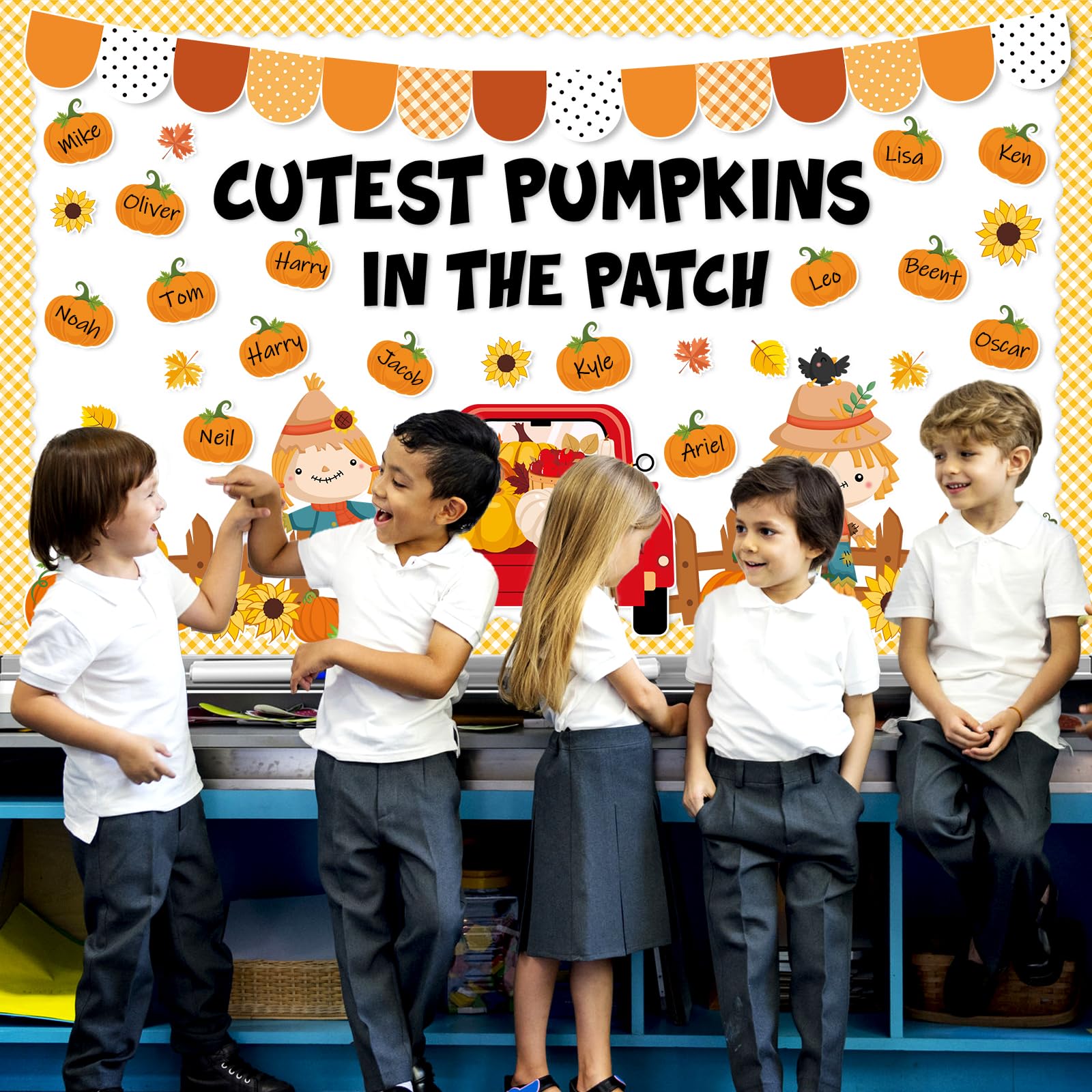 Snapklik.com : Gisgfim Fall Thanksgiving Classroom Bulletin Board ...
