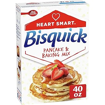 Amazon.com : Betty Crocker Bisquick Pancake and Baking Mix, Low Fat ...