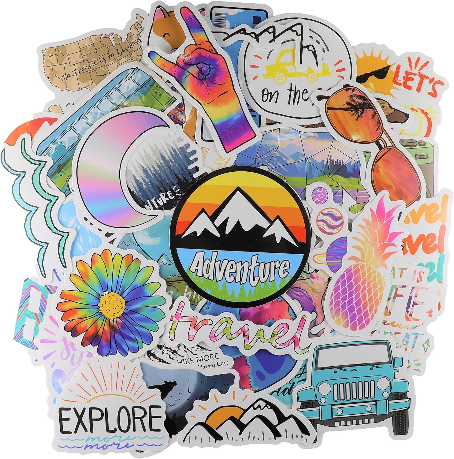 Amazon.com: Cute Vsco Aesthetic Sticker Pack[66pc] Vinyl Waterproof for ...