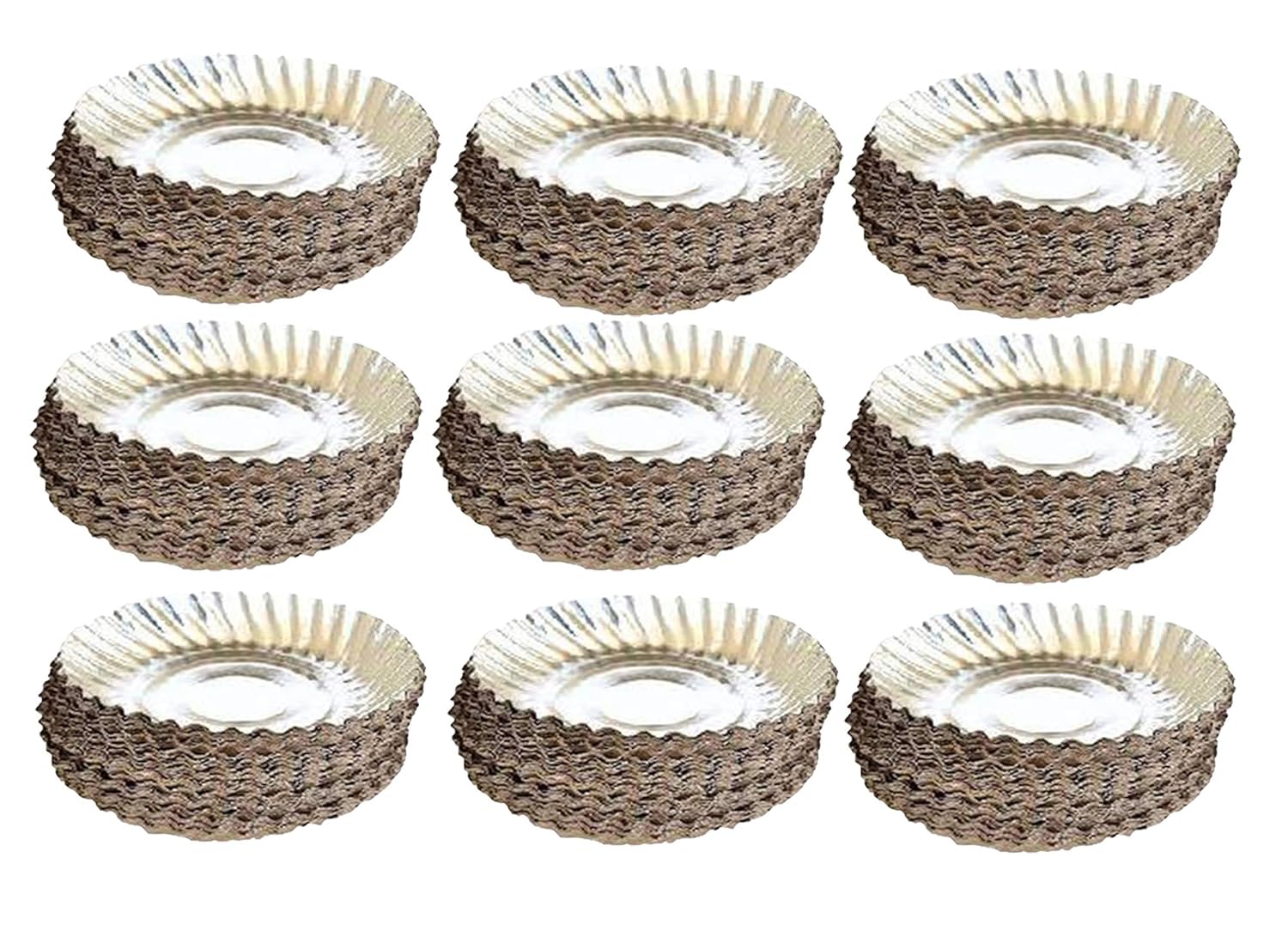 Siva Shakthi Use and Throw Paper Plate 12 Inch Size Cups, 450Pcs ...