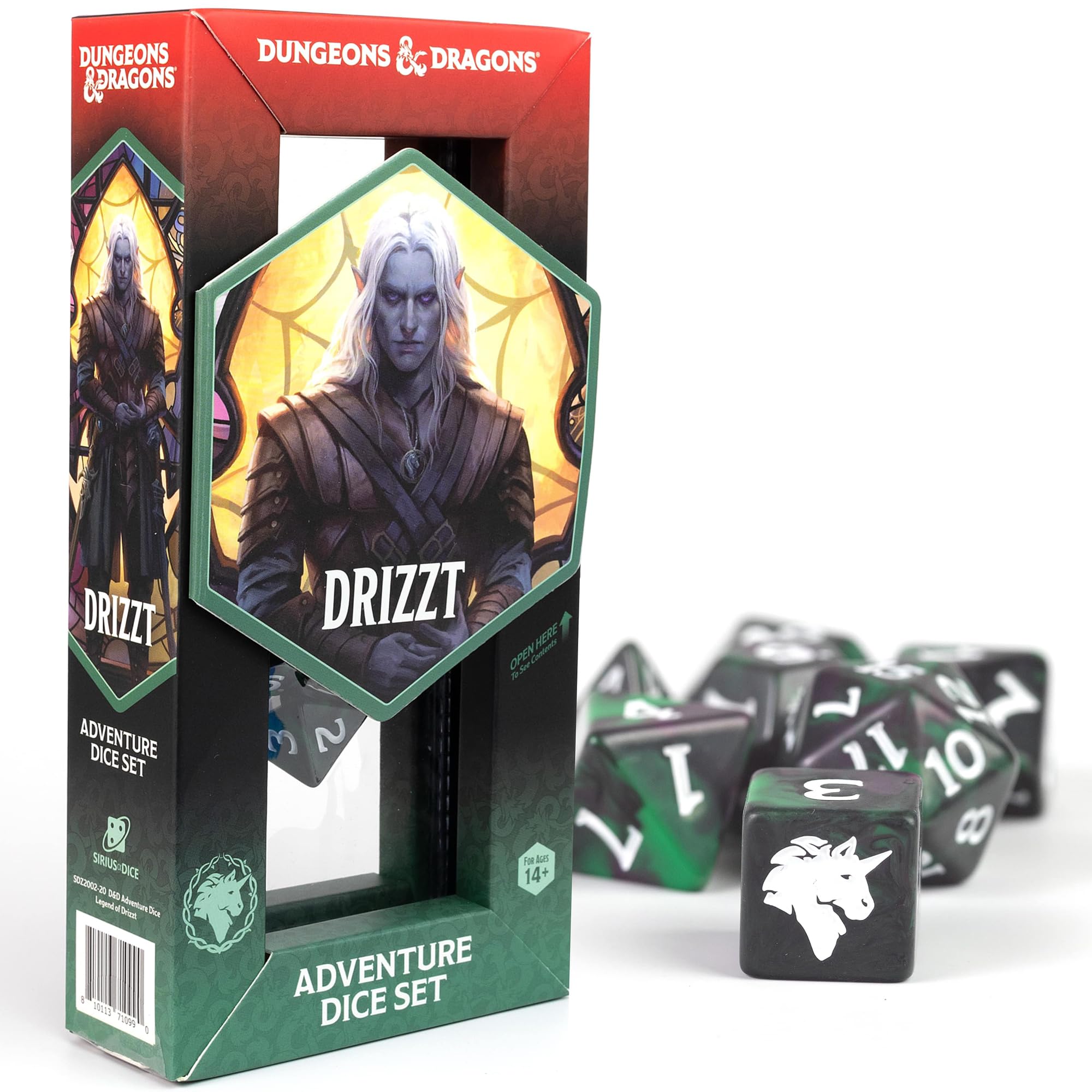Amazon.com: D&D Adventure Dice (Legend of Drizzt) : Toys & Games