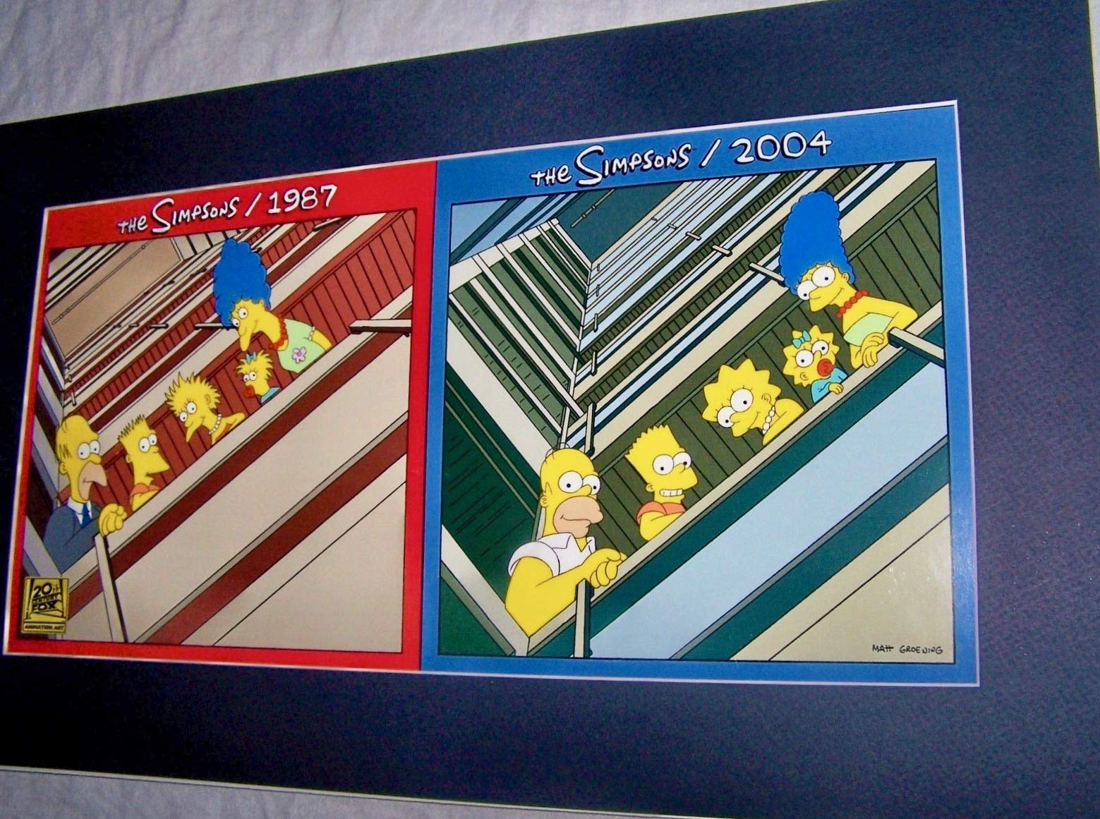 Simpsons Then And Now