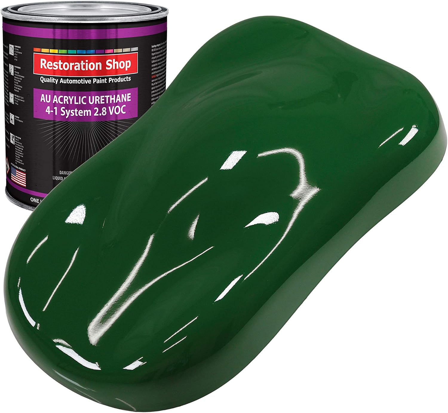 Amazon.com: Restoration Shop - Speed Green Acrylic Urethane Auto Paint ...