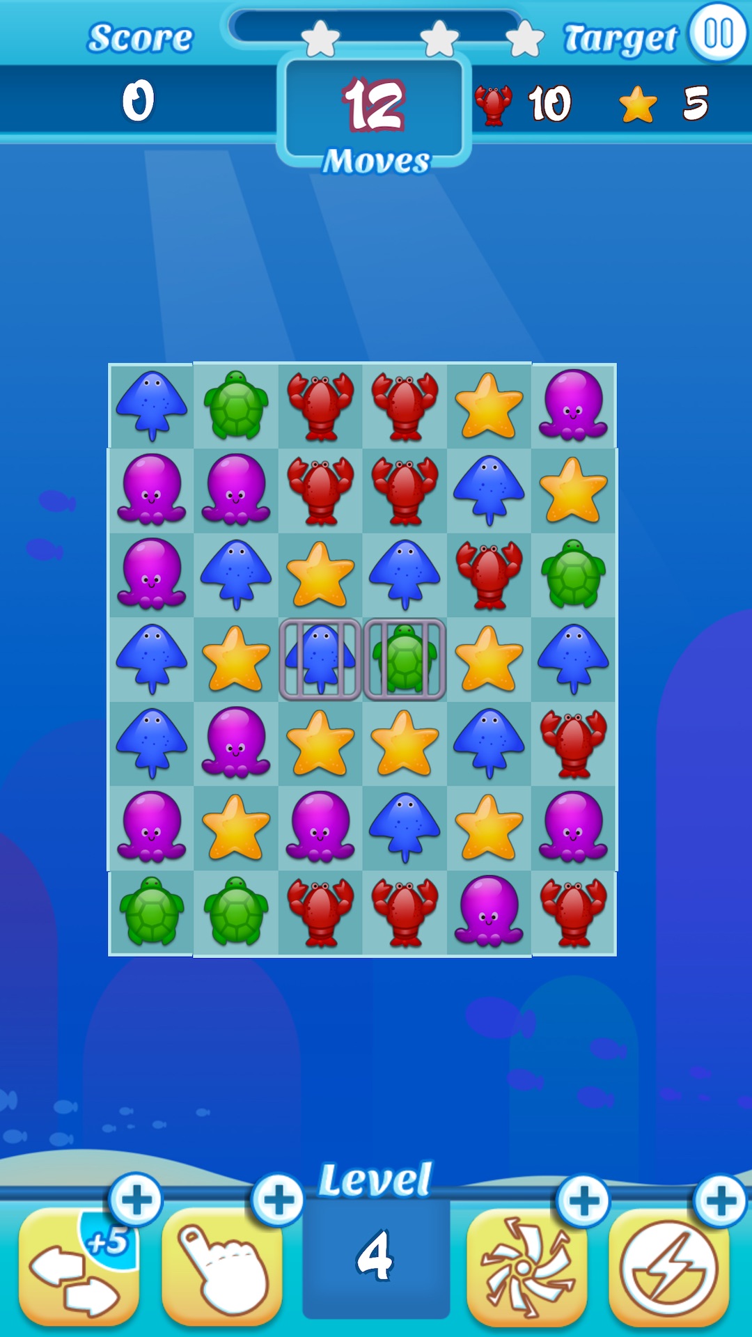 Water Animals Splash - A Match 3 Game - App on Amazon Appstore