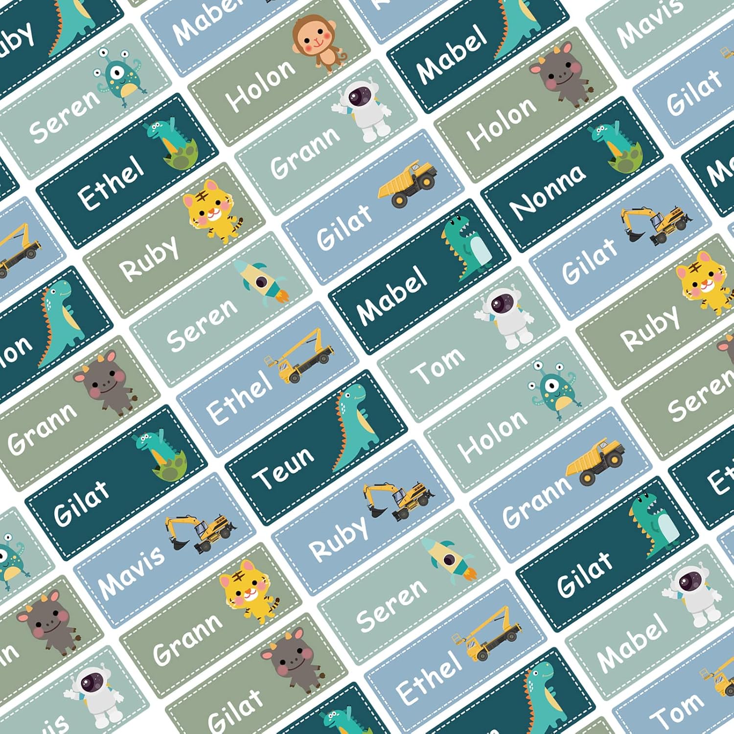 Amazon.com : 120 Baby Bottle Labels Mini Name Labels for Daycare 1.2" x ...