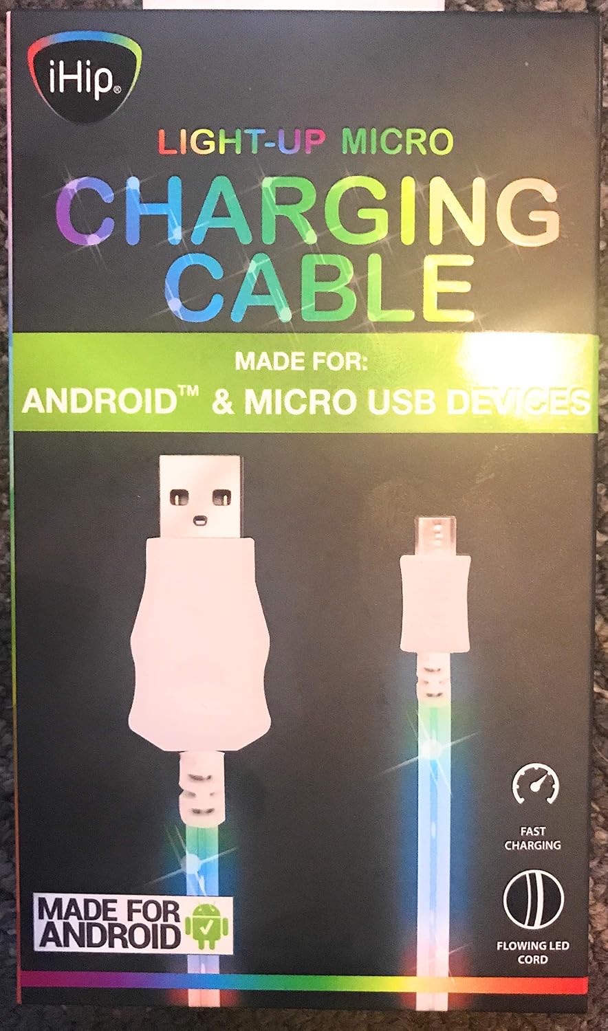 Amazon.com: Light up Changing Cable Micro USB (Android) : Electronics