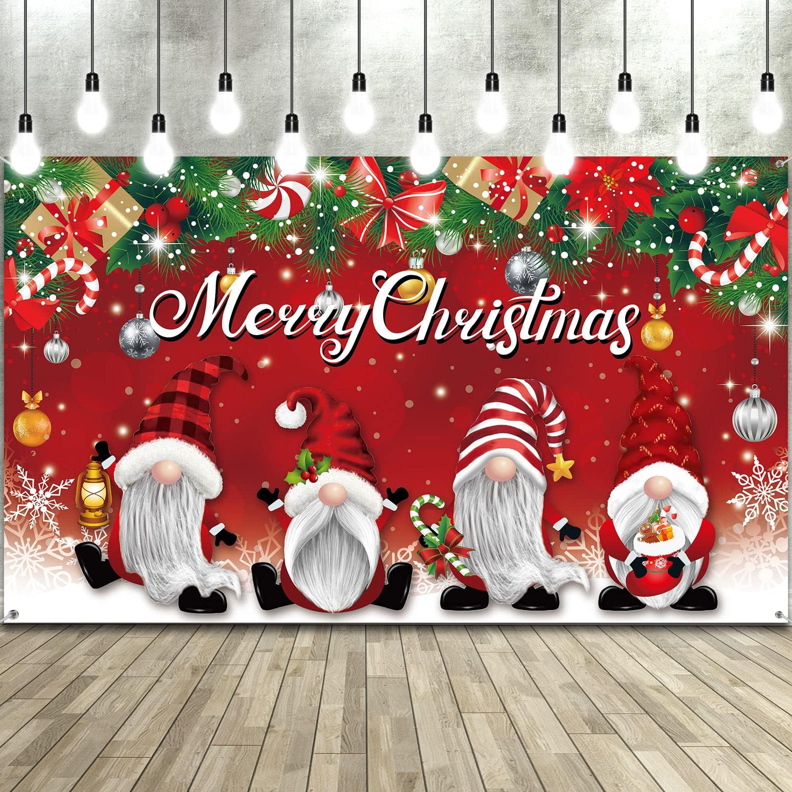 Amazon.com : Christmas Backdrop Merry Christmas Party Decoration ...