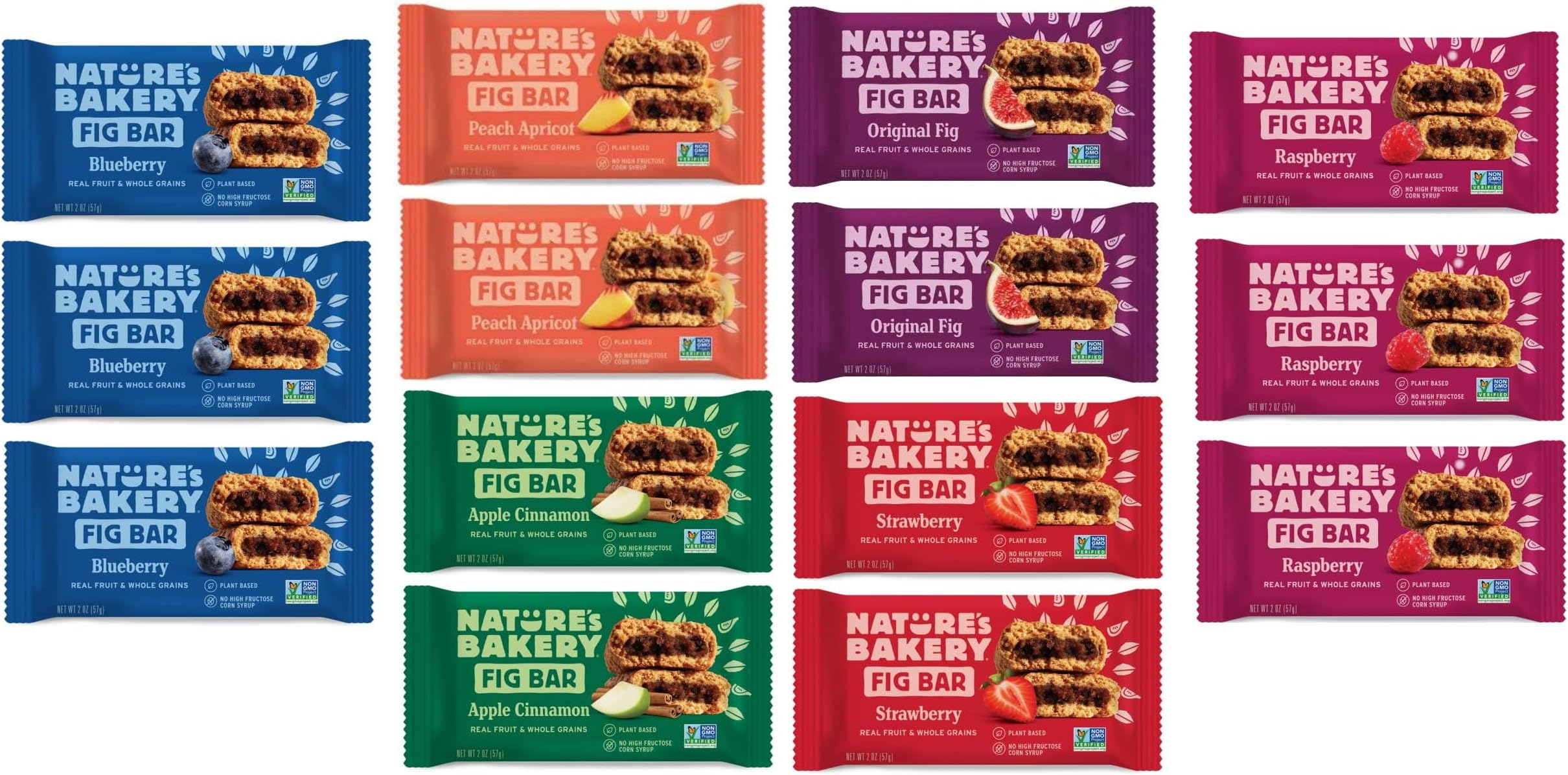 Amazon.com: Whole Wheat Fig Bars, Variety Pack - Ultimate Healthy Stone ...