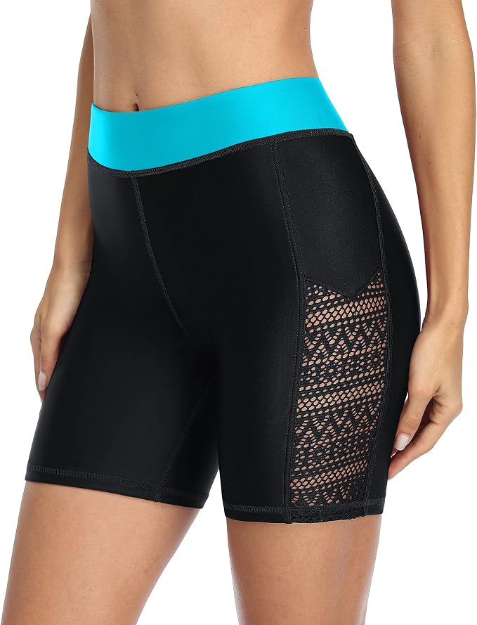 beautyin Women's Boardshort Swim Bottom High Waisted Tankini Swimwear ...