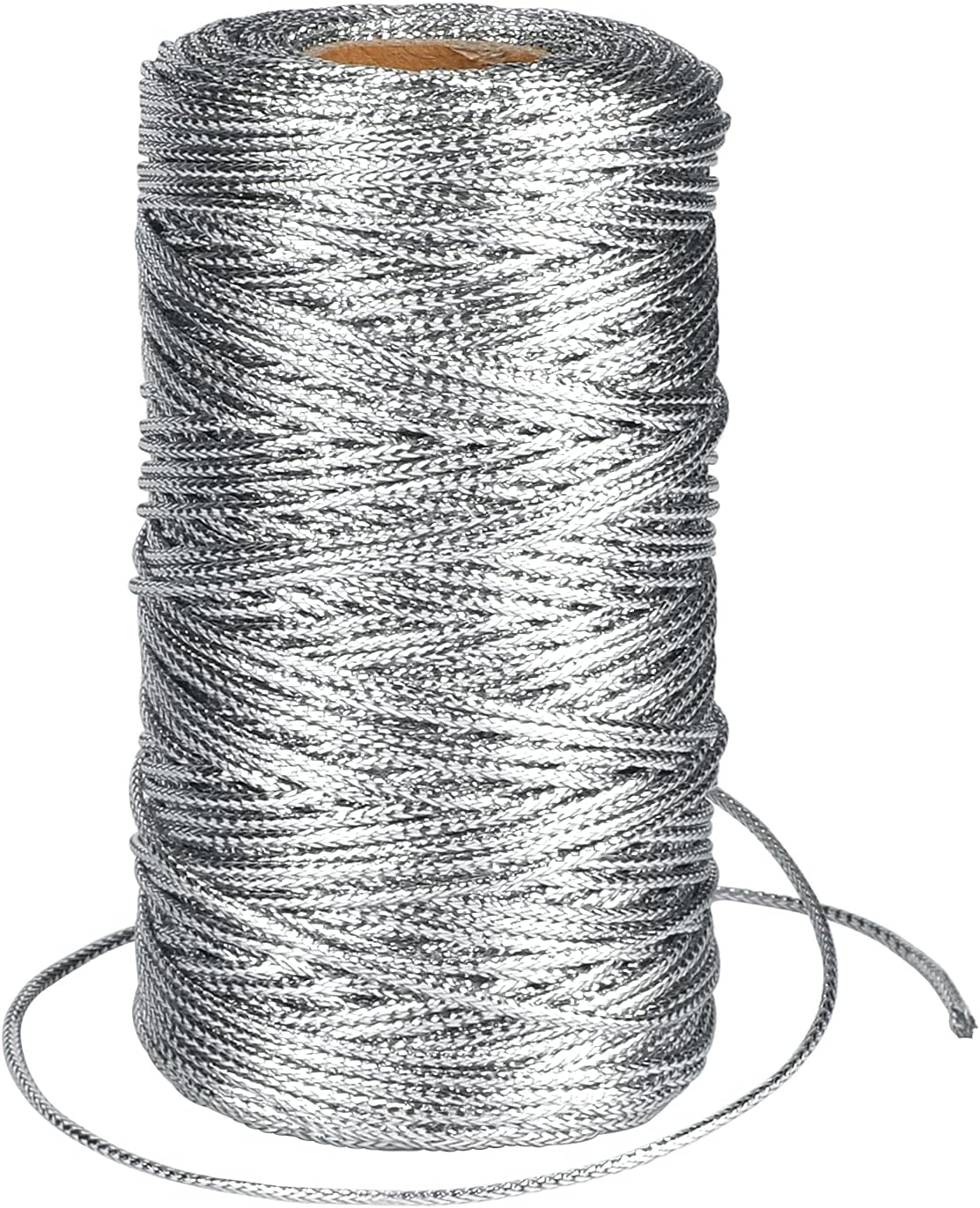 G2PLUS 100M Silver Thread String Twine, 1.5mm Polyester String Cord ...