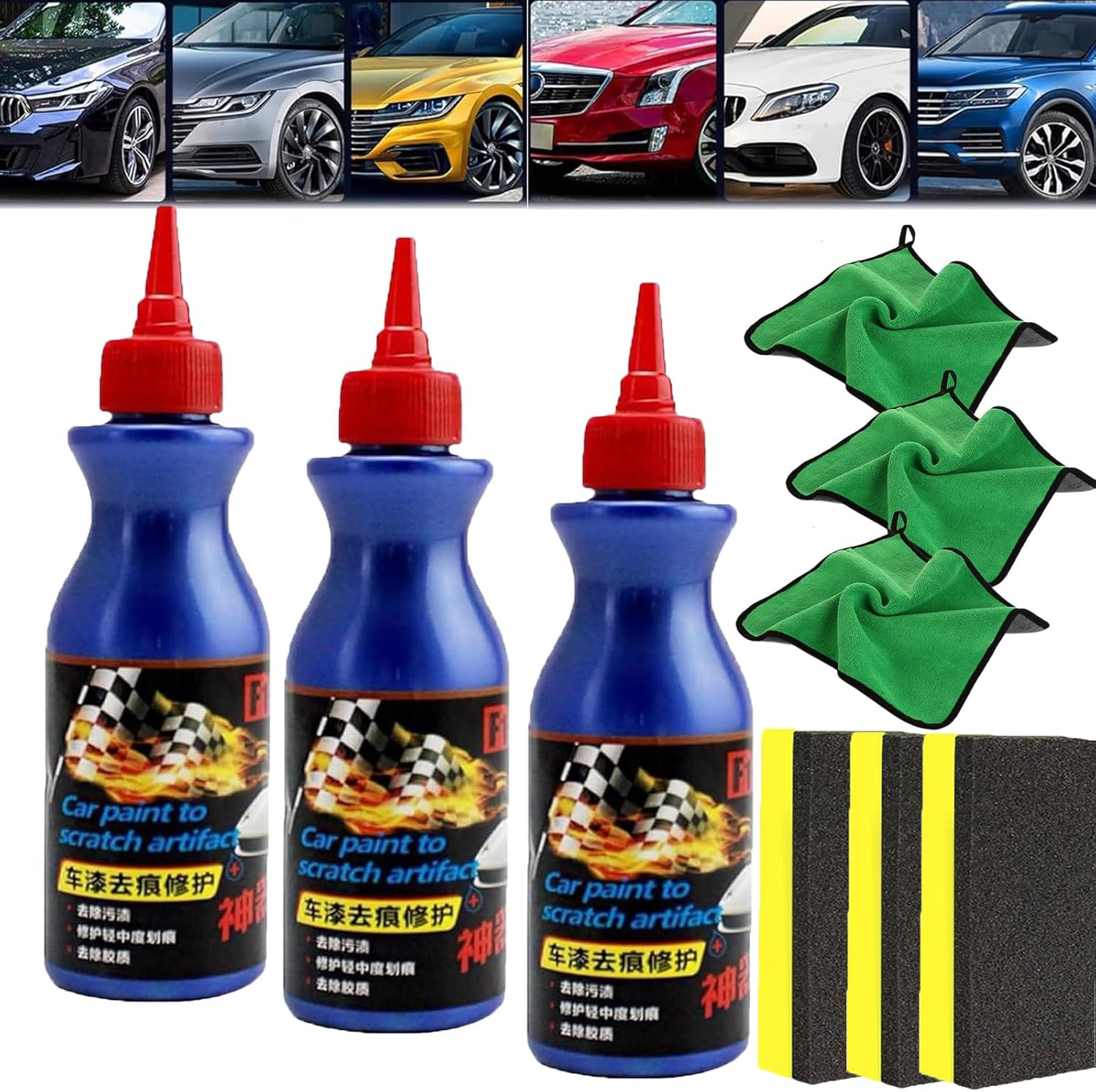 Amazon.com: Acssart Car Scratch Repair Wax, Car Paint to Scratch ...