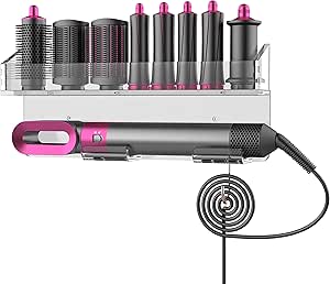 Amazon.com: For Dyson Airwrap Curling Iron Acrylic Wall Mount Stand ...