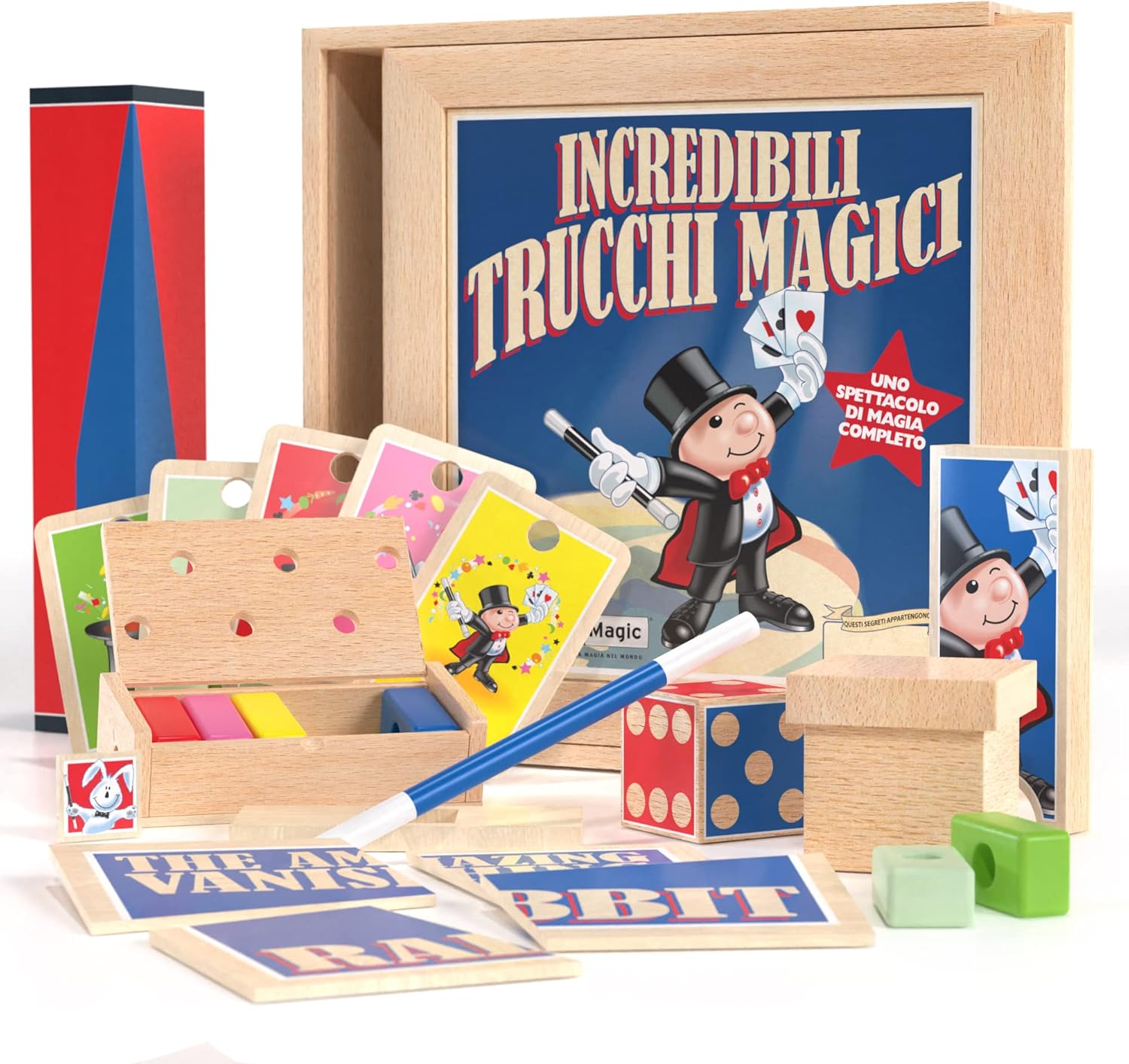 Marvin's Magic - Trucchi preziosi Set di Trucchi magici in Legno per ...