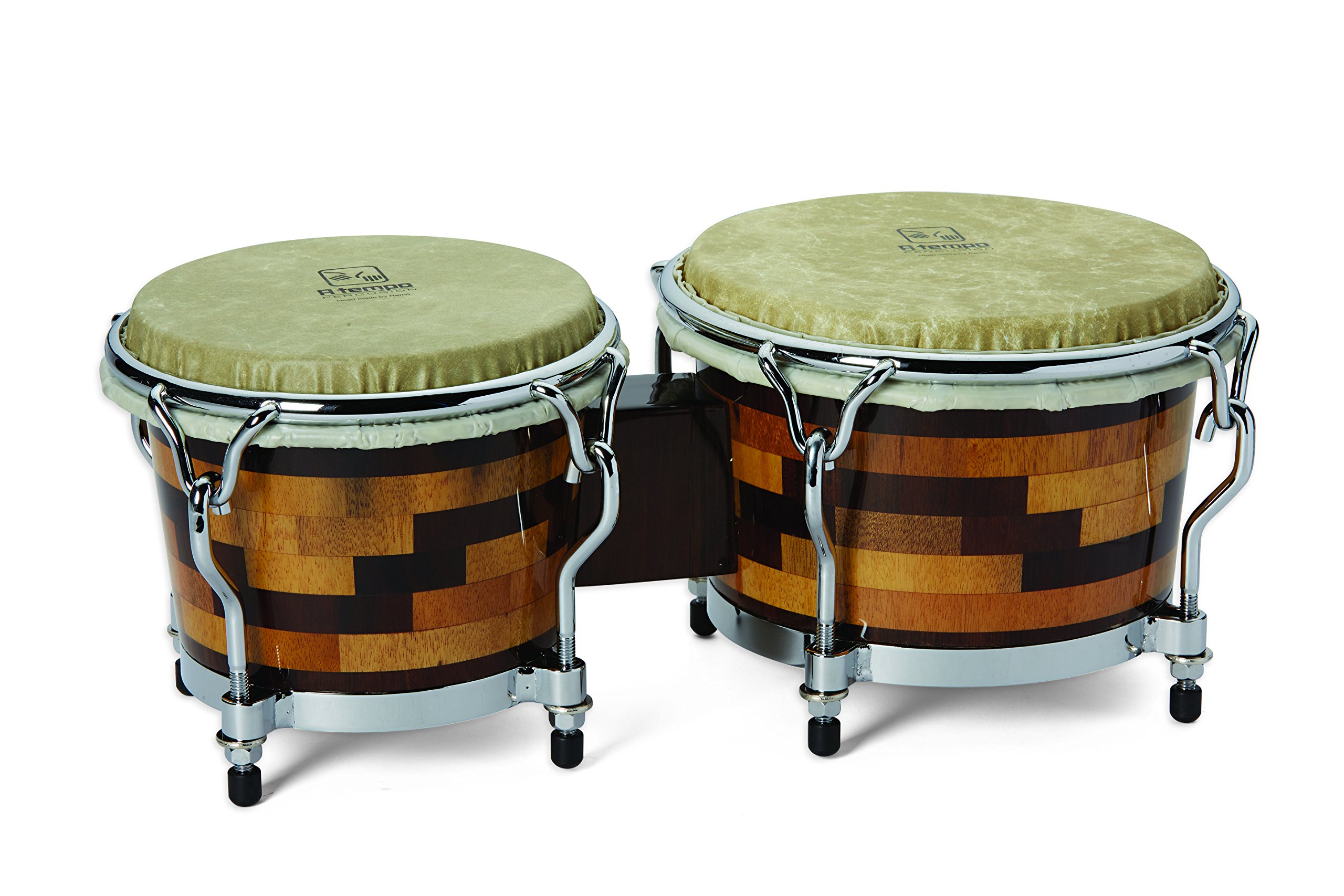Amazon.com: A Tempo Bongo Drum, Brown (BG-ARTE-01) : Musical Instruments