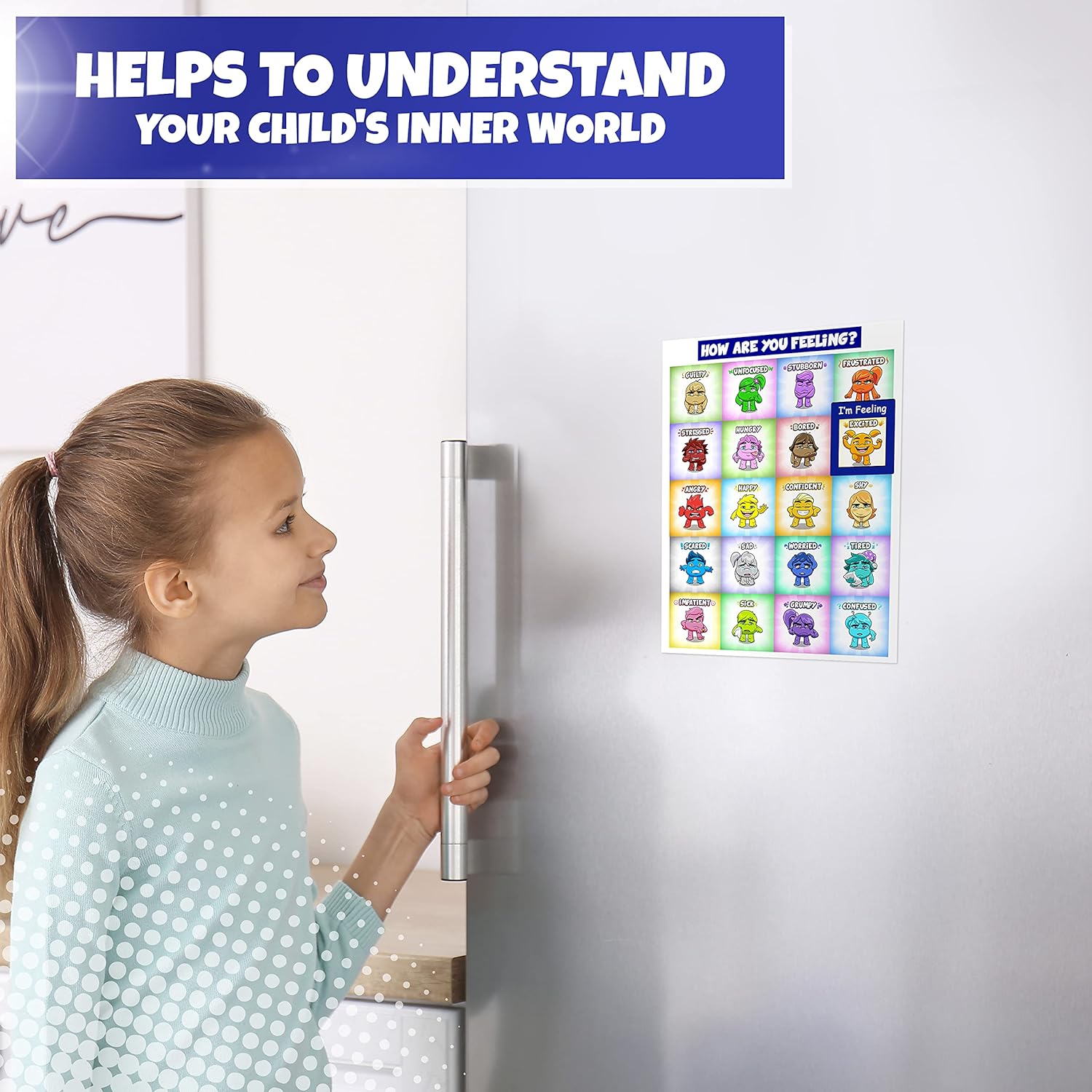 Magnet Feelings Chart for Kids and Toddlers - Mood Bahrain | Ubuy