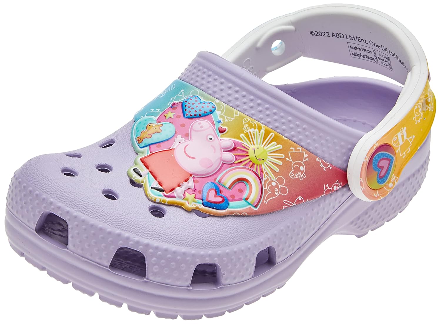Buy crocs Unisex Kids CLS FL IAM Peppa Pig CgT Lav Purple Clog (207915 ...