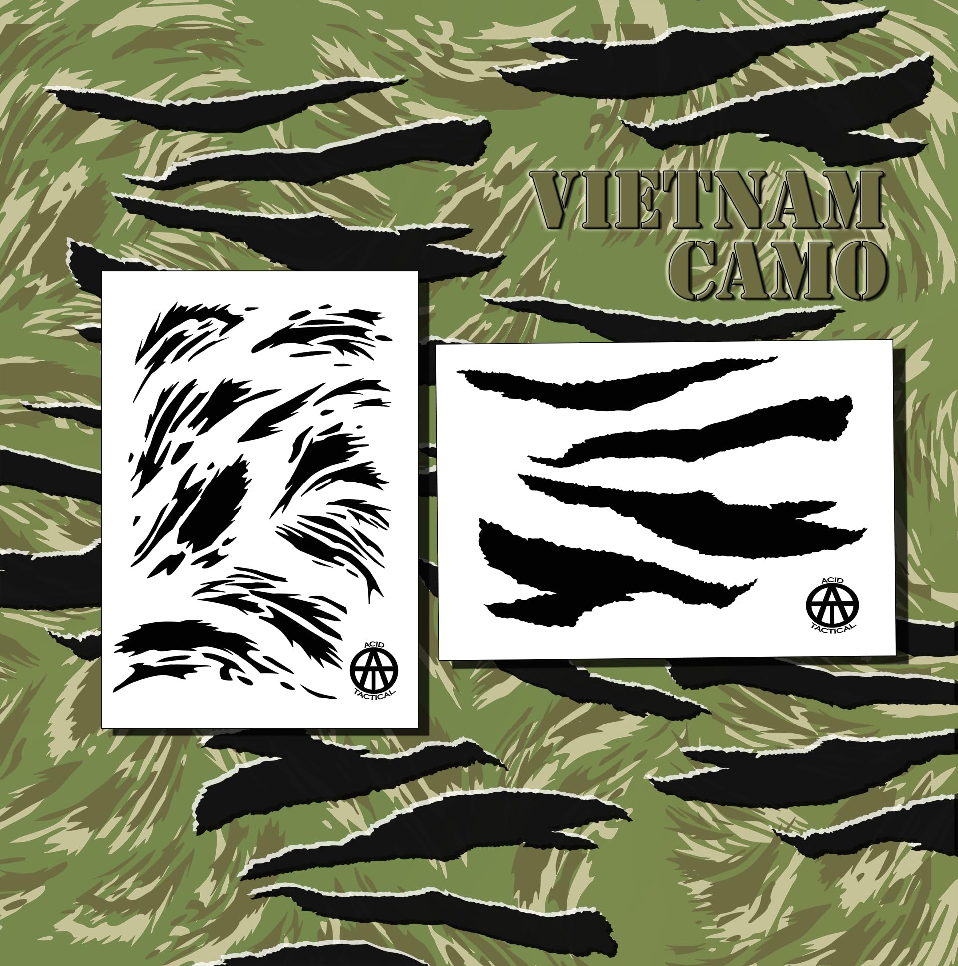 Amazon.com: Acid Tactical® 2 Pack - 9x14 Camouflage Airbrush Spray ...