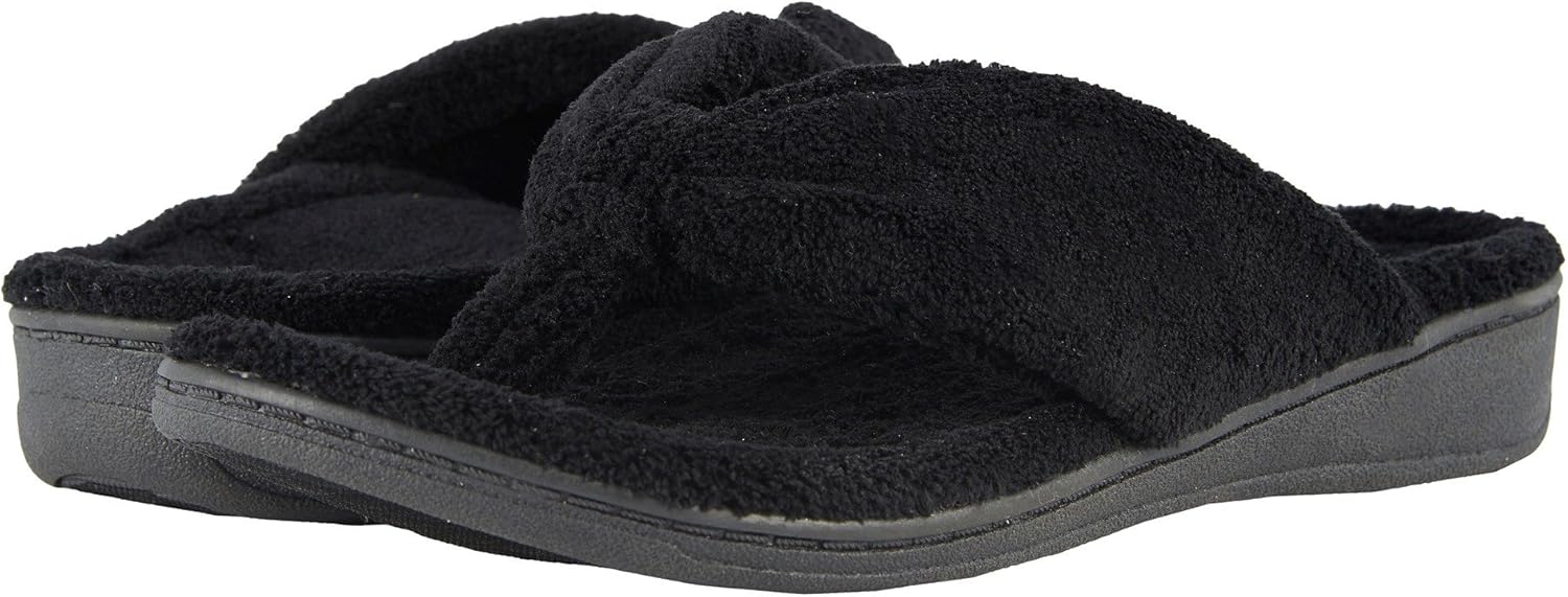 Amazon.com: Vionic Indulge Gracie Slipper Black 6 : Everything Else