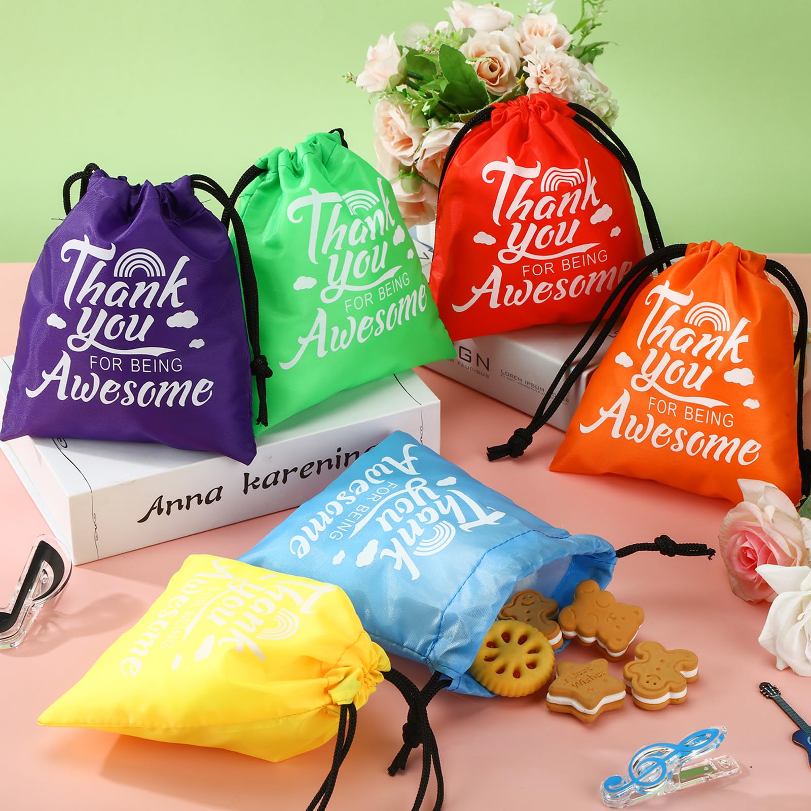 Snapklik.com : 48 Pcs Thank You Employee Appreciation Gift Bags Thank ...