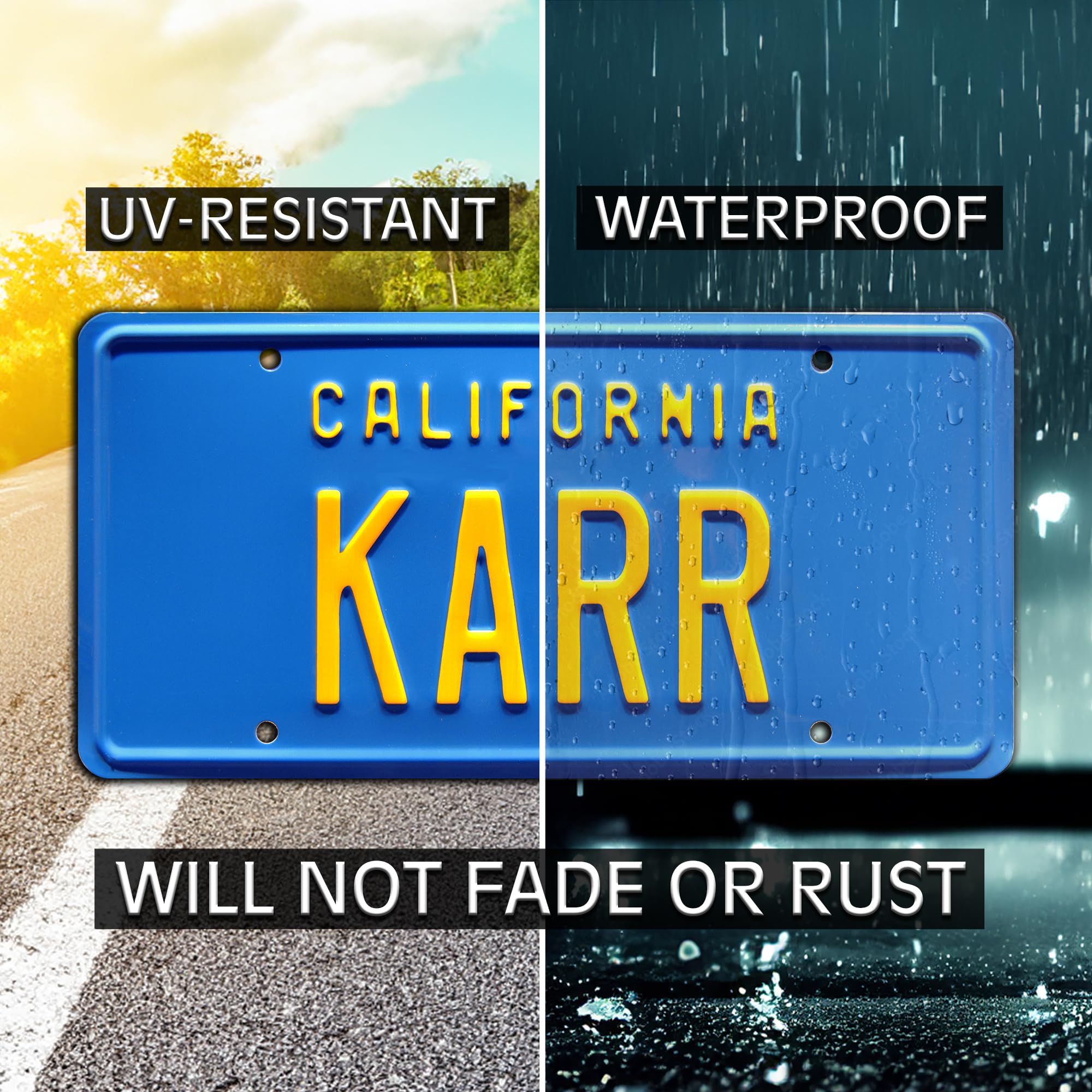 Celebrity Machines Knight Rider | KARR | Metal Stamped License Plate ...